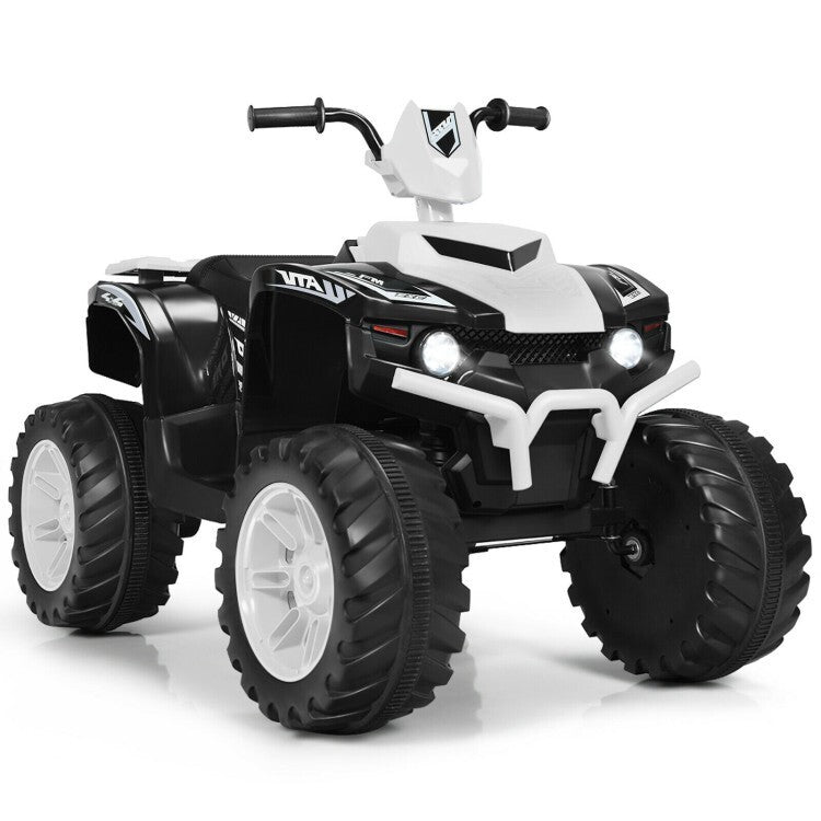 12V Kids 4-Wheeler ATV Quad Ride On Car w/ LED Light & Music Vehicle ...