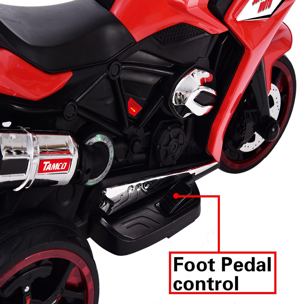 12V Kids Electric motorcycle ,ride on motorcycle,Three lighting wheels ...