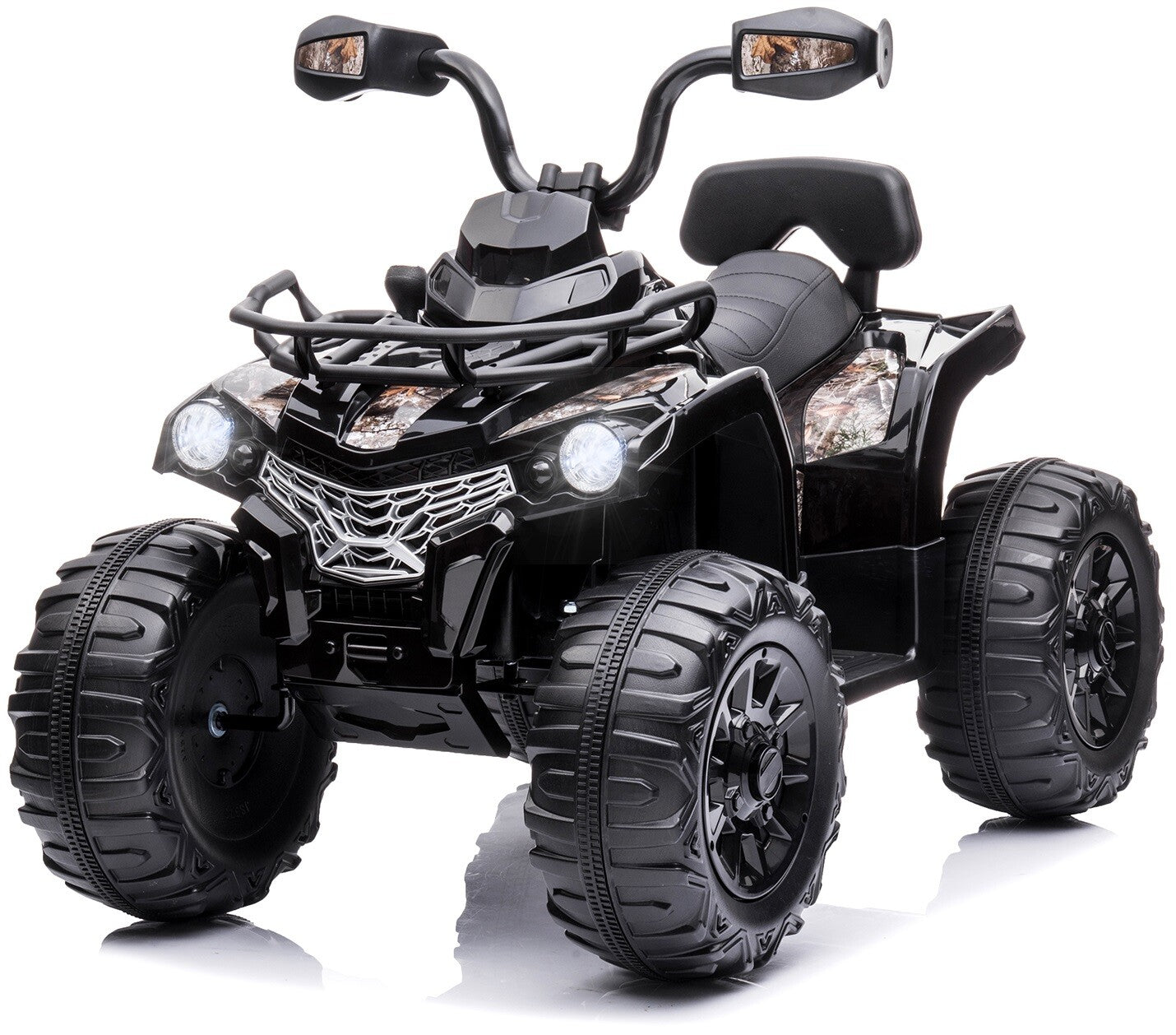 12V Kids Electric Ride On ATV 4-Wheeler Quad Car 2 Speeds w/MP3 & LED ...