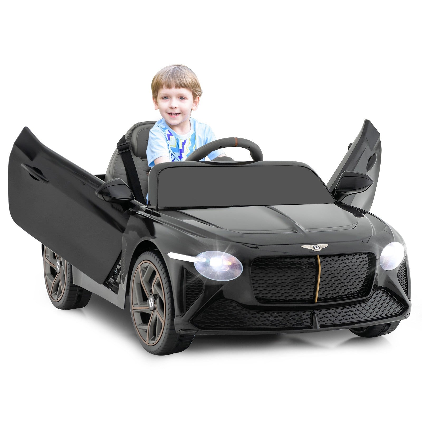 12V Licensed Bentley Bacalar Kids Electric Ride on Car w/Remote Control ...