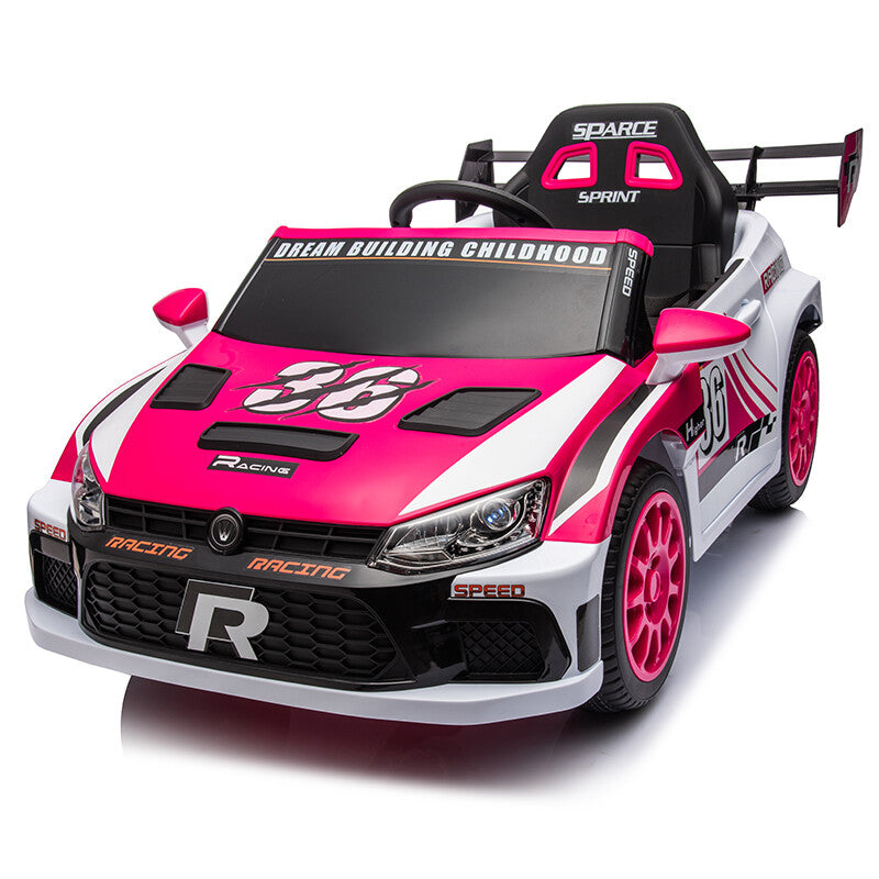 12V4A 20W*2 Kid Ride On Toy Car 2.4G R/C 4 Wheel Absorber Forward and ...