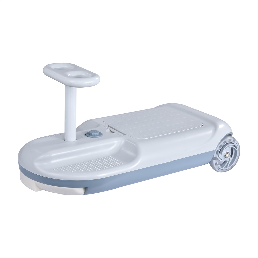 2-in-1 Toddler Electric Car Portable Kid Clean Car Mop On-The-Go Kart