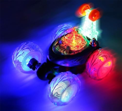 2-Pack Rechargeable RC Tornado Stunt Cars – Remote Control Flip Blue ...