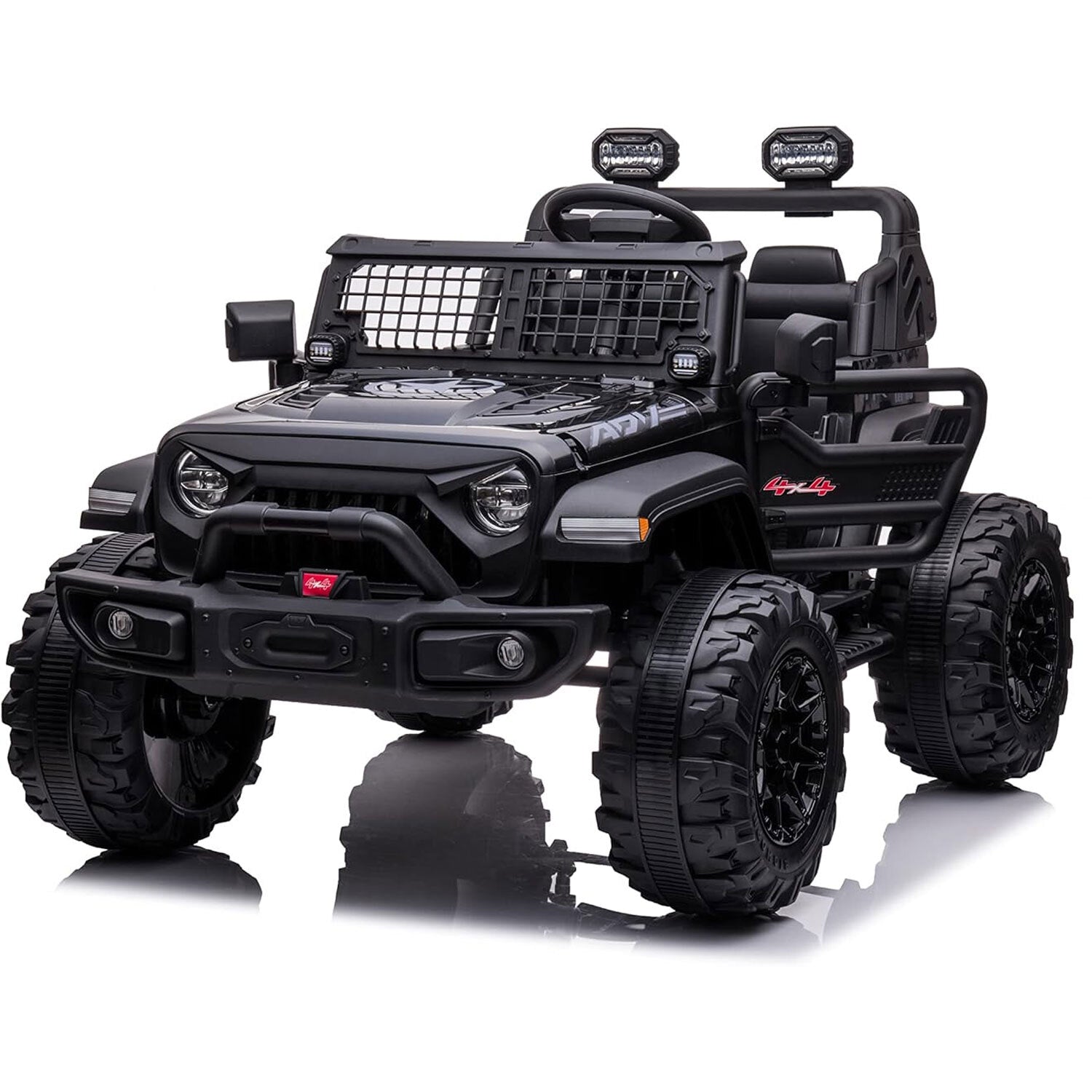 2 Seats 24V Kids Ride On Car with Remote Control Large Seat Power ...