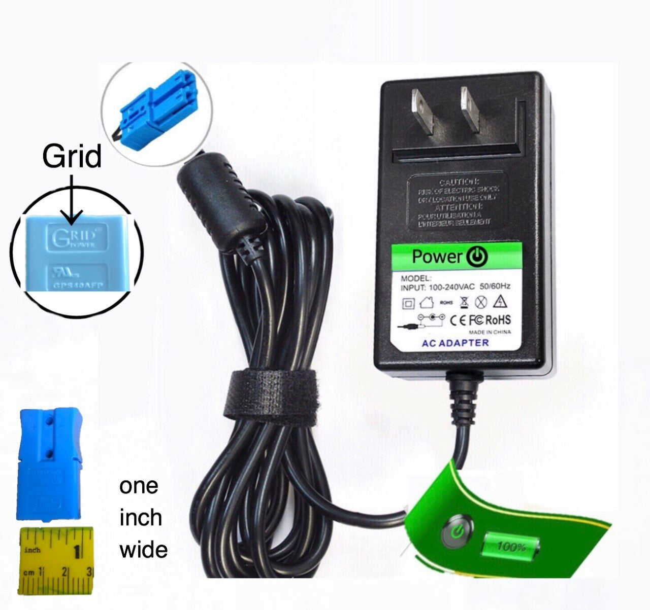 24V Grid Charger for Disney Princess Buggy Carriage + Dynacraft Real ...