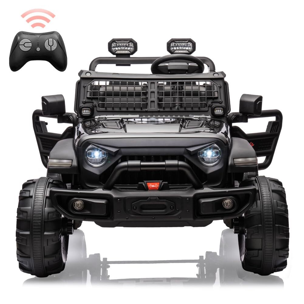 24V Kids Car 9AH Power Wheels Ride-on Truck Vehicle W/LED Light& Remote ...