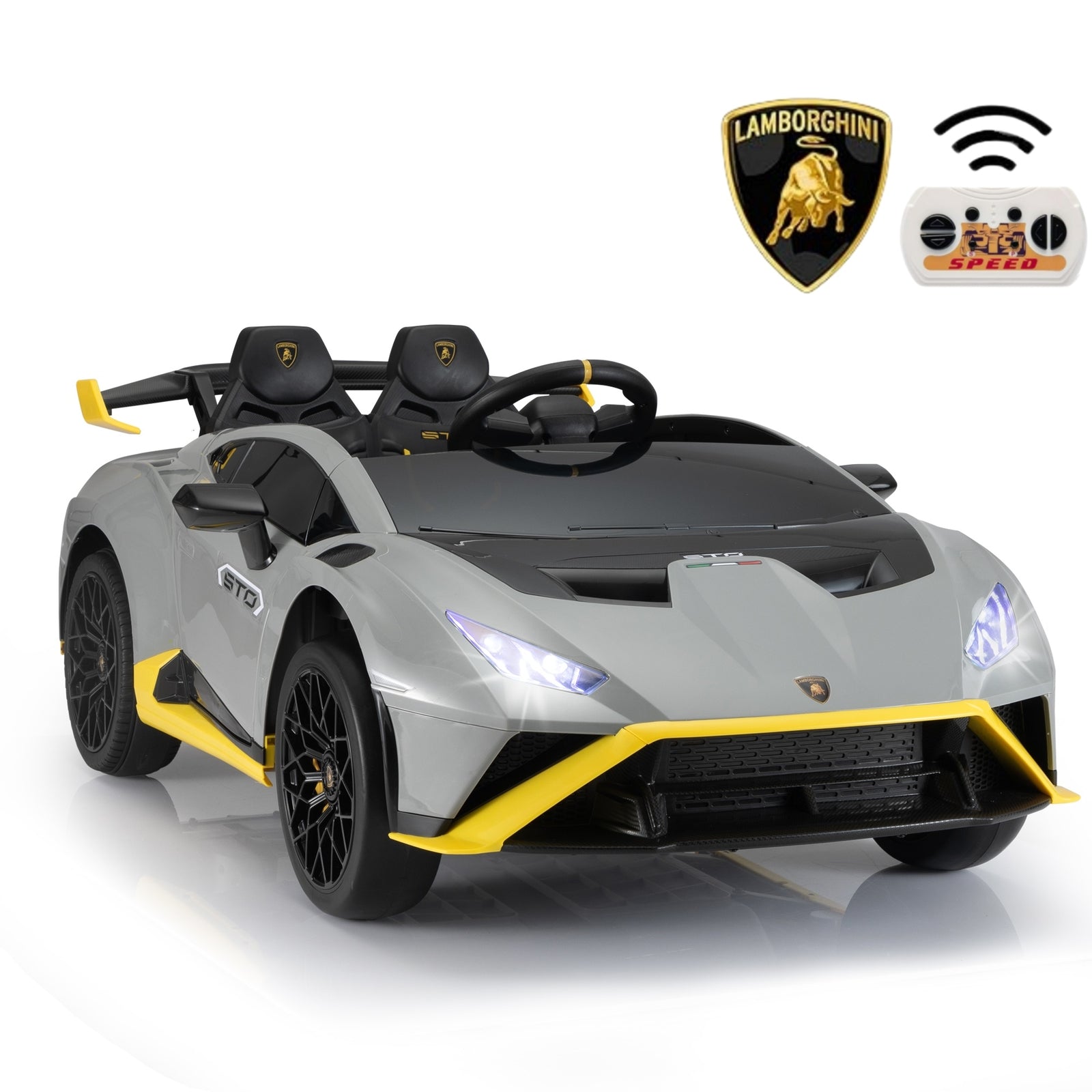 24V Kids Electric Ride On Lamborghini STO Licensed Sports Cars w/Remote ...
