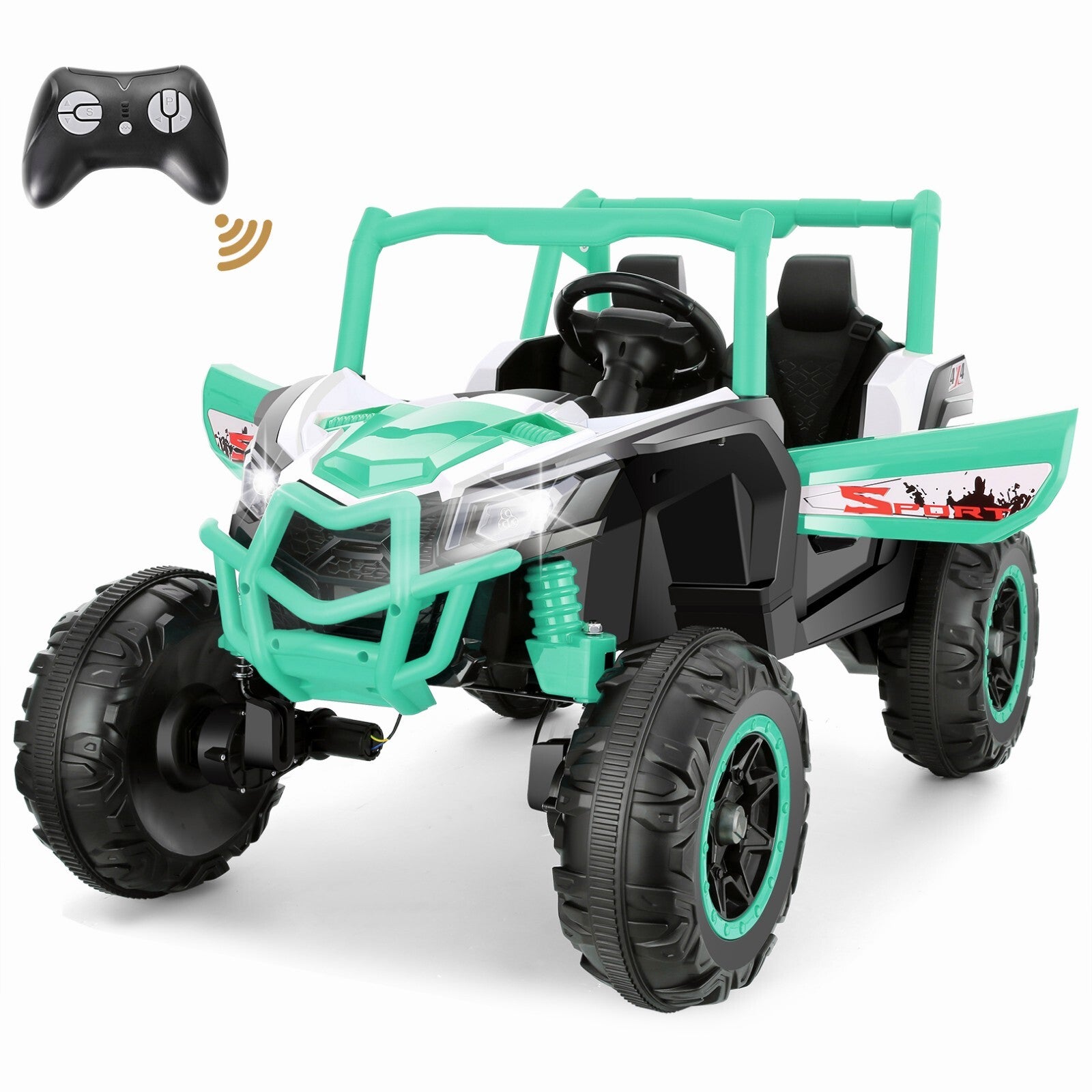 24V Kids Ride On UTV Car for Kids Electric Vehicle 4 Wheeler Off-Road W ...