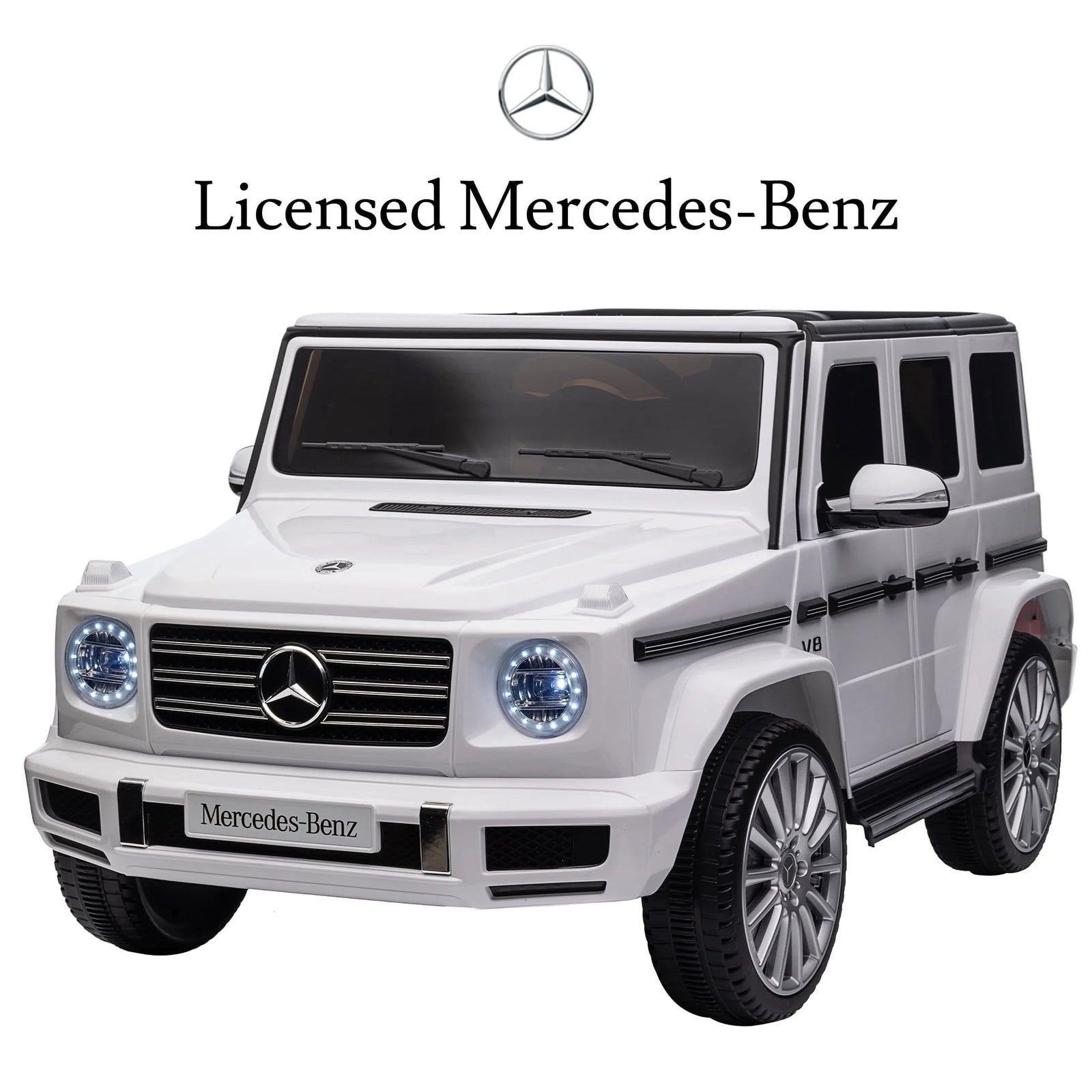 24V Ride on Car Licensed Mercedes-Benz G500 Electric Car with Remote ...