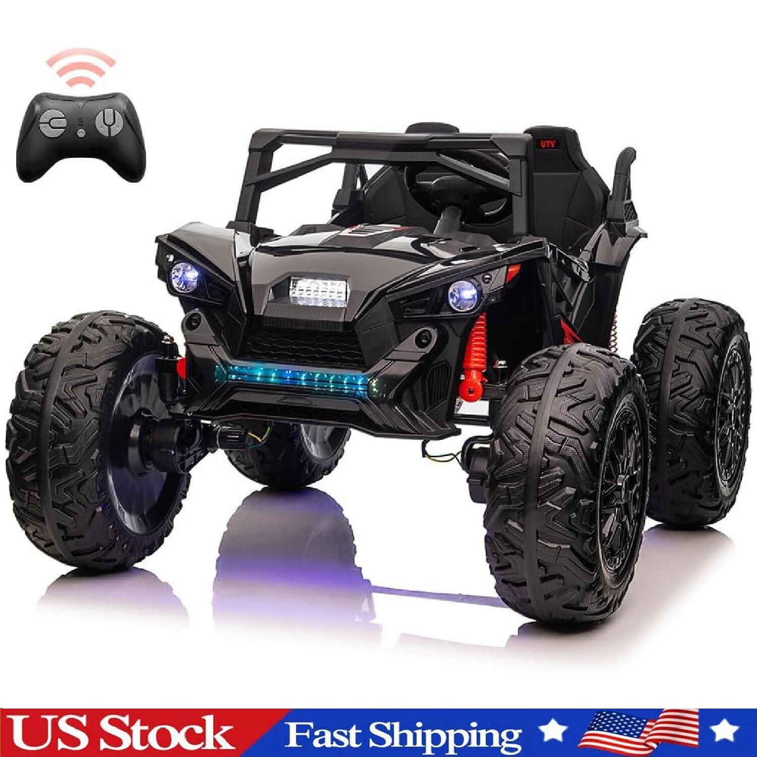 24V Ride on UTV Truck for Kids ,Electric Car Toy Wide Seat w/Remote ...