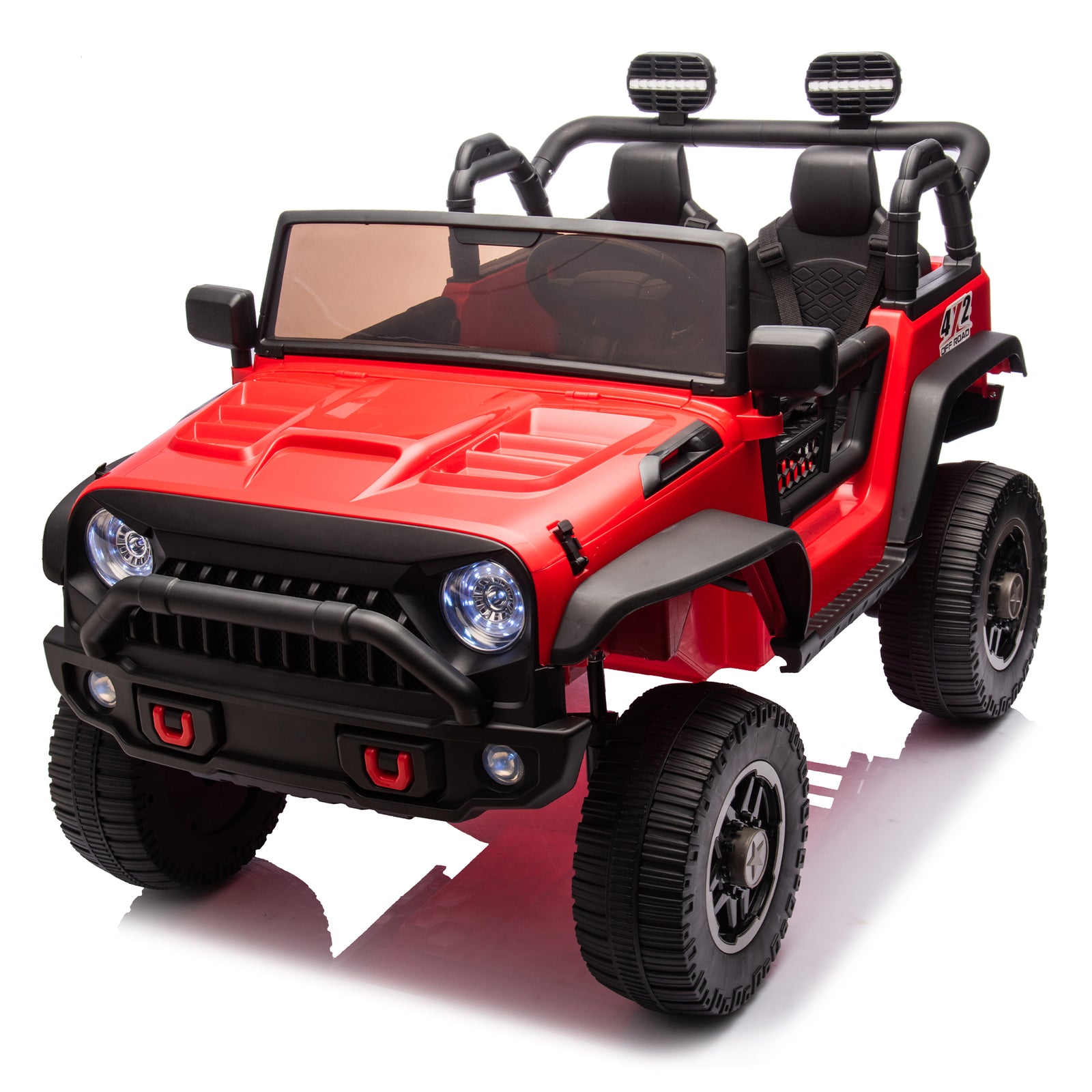 24V Two-Seater Kids Ride On Truck Car W/Parents Control,200w*2