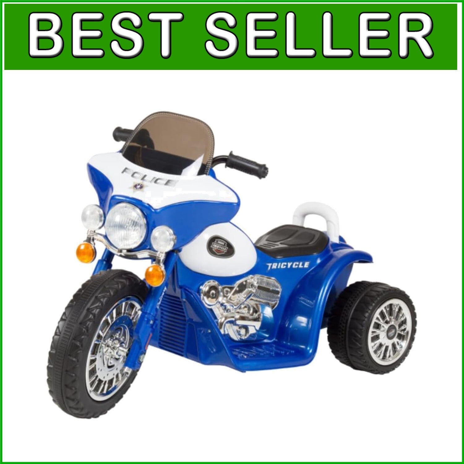 3-Wheel Battery Powered Kids Motorcycle Trike for Imaginative Play ...