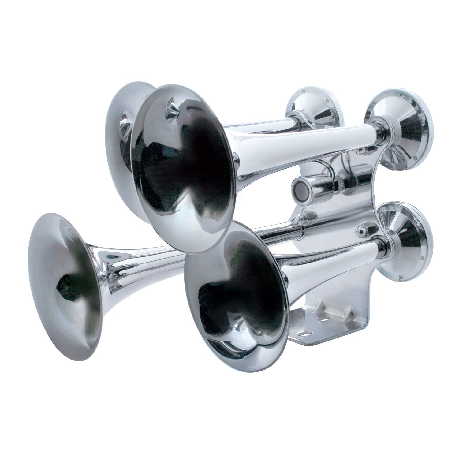 4 Trumpet Chrome Train Horn Standard Duty46130