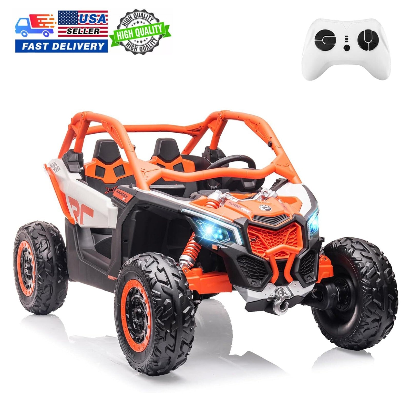 48V Kid Ride On UTV 2 Seater Electric 4WD Car Truck W/800W Motor ...