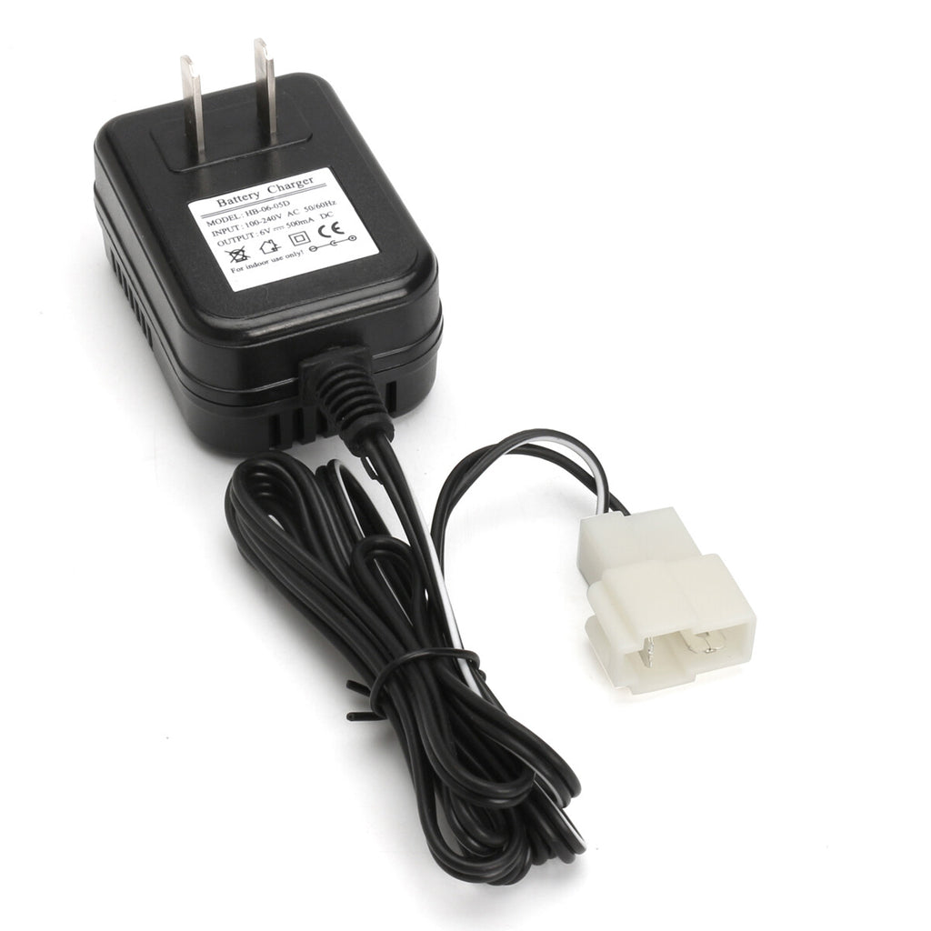 6v Battery Charger DC 6 Volt Universal Adapter For Electric Ride On Car ...
