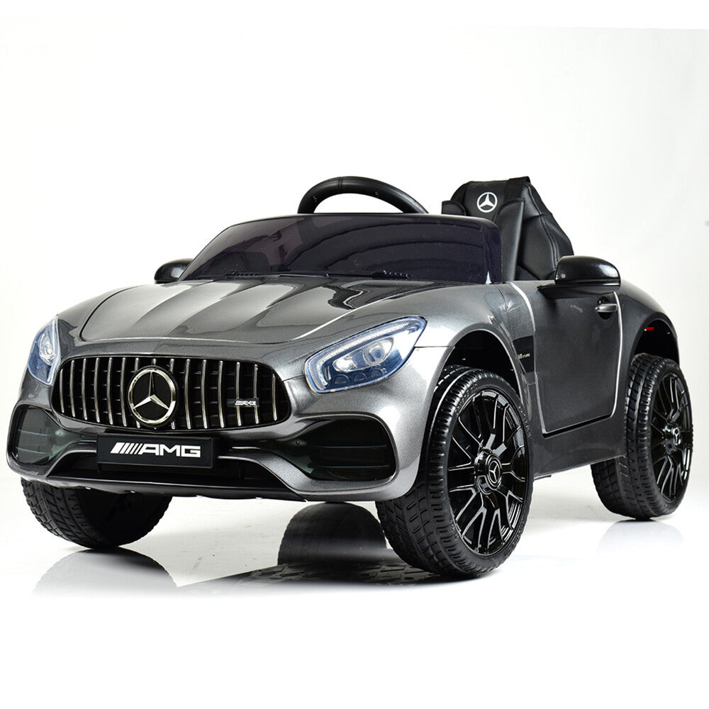 Licensed Mercedes-Benz Kids Remote Control Car with Leather Seat in Mu