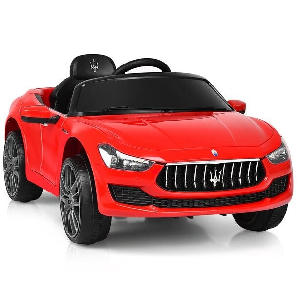 12V Licensed Maserati Kids Ride-On Car with Remote Control and LED Lig