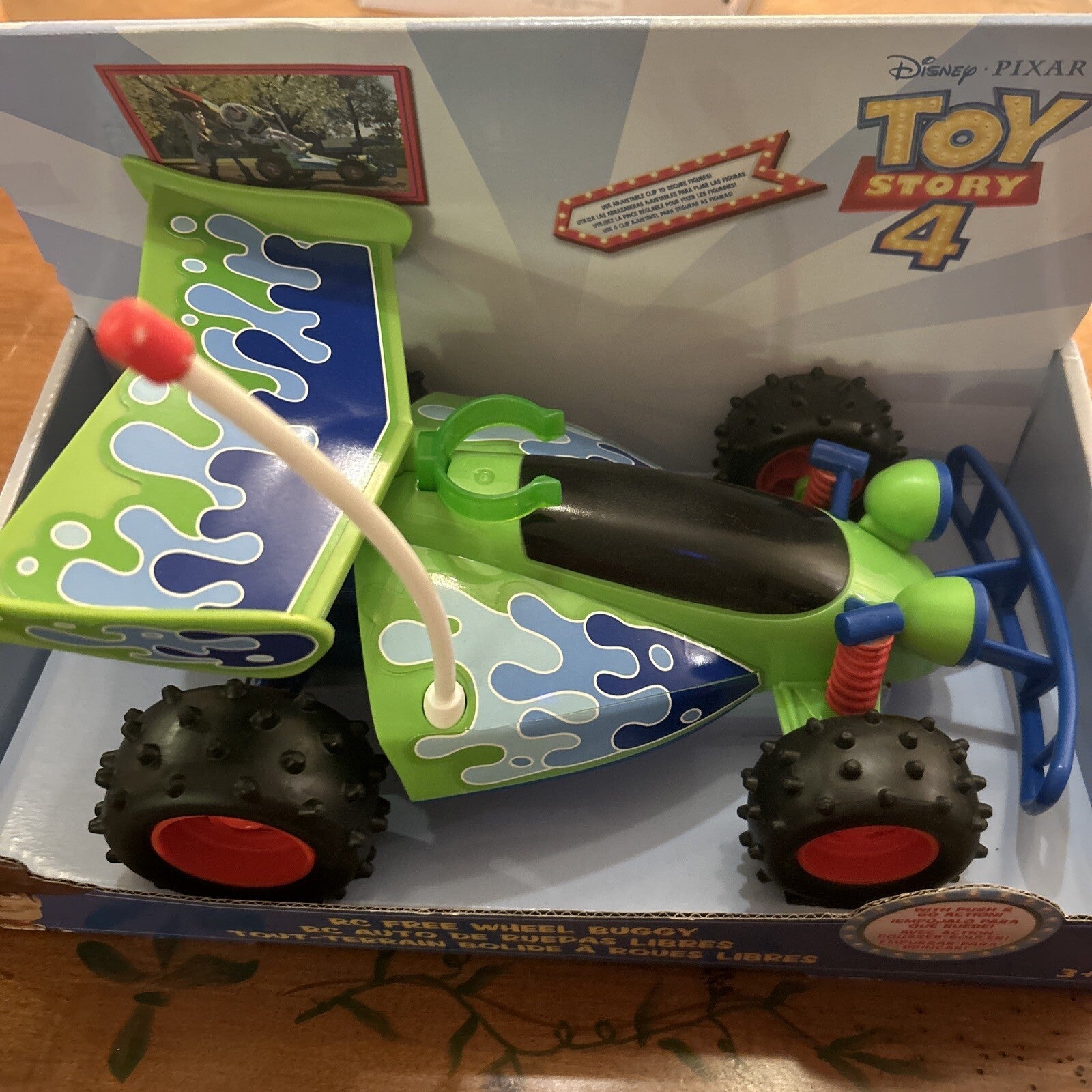 Toy Story 4 Remote Control Free Wheel Buggy Push and Go Vehicle