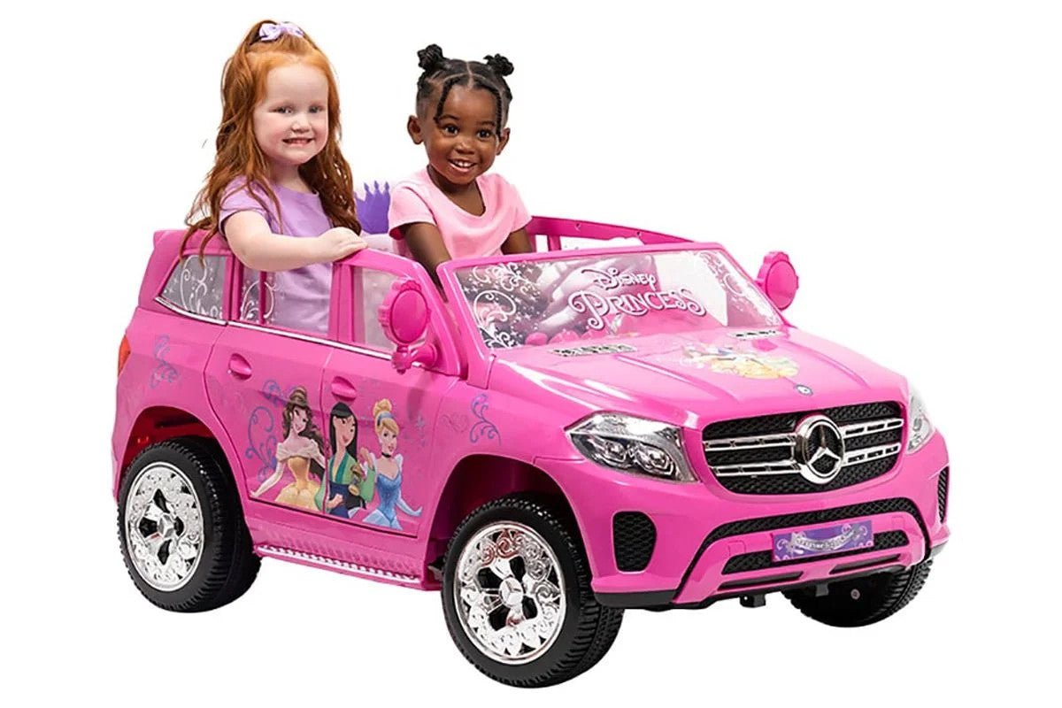 12V Battery-Powered Disney Princess Mercedes GLS 320 Ride-On Car for A