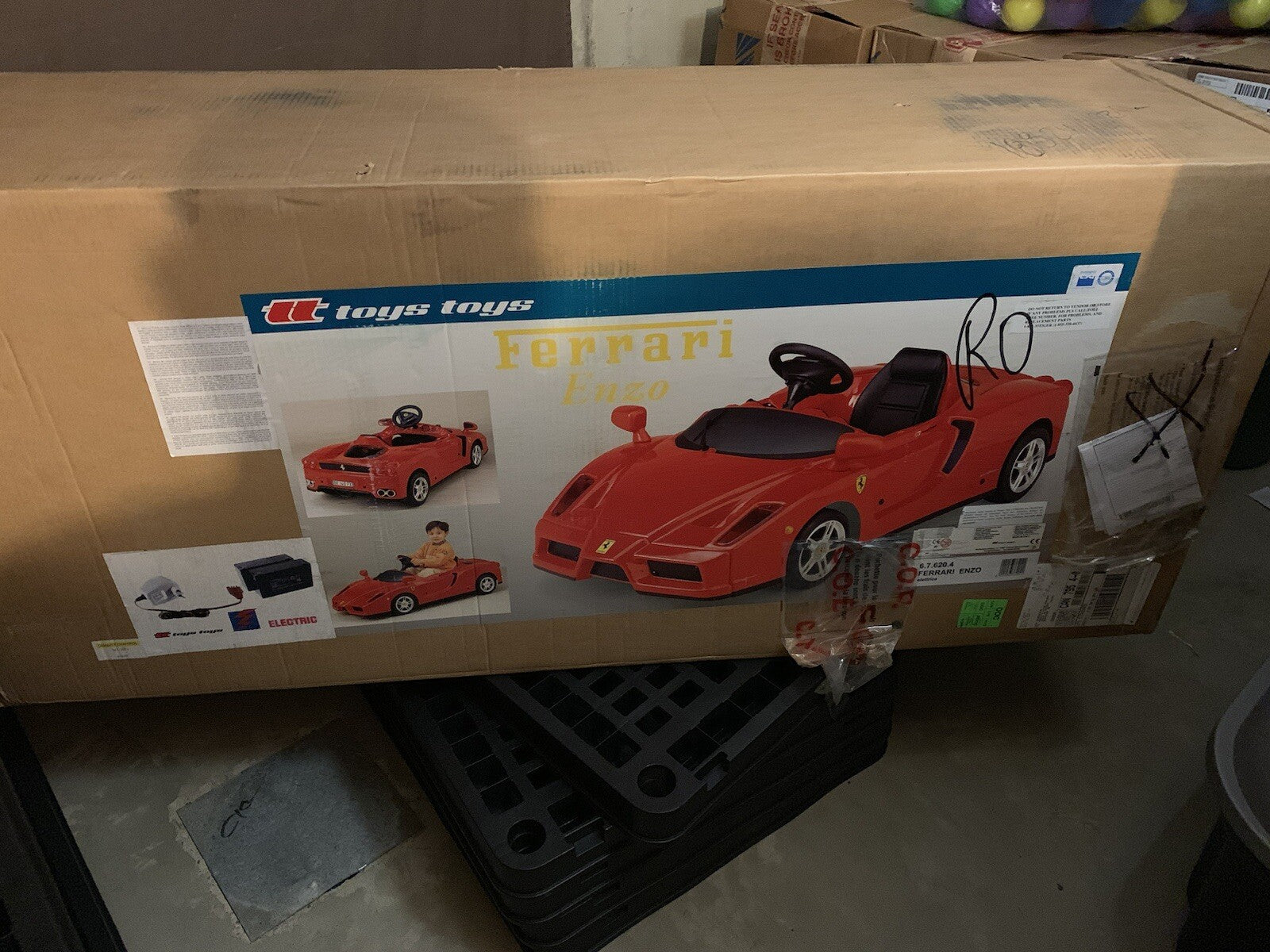 Enzo Ferrari Ride-On Toy Car for Kids