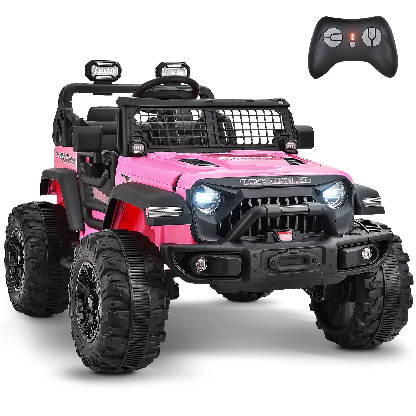 24V Electric 4x4 Ride-On Truck for Kids XXL 2-Seater with Powerful 4WD