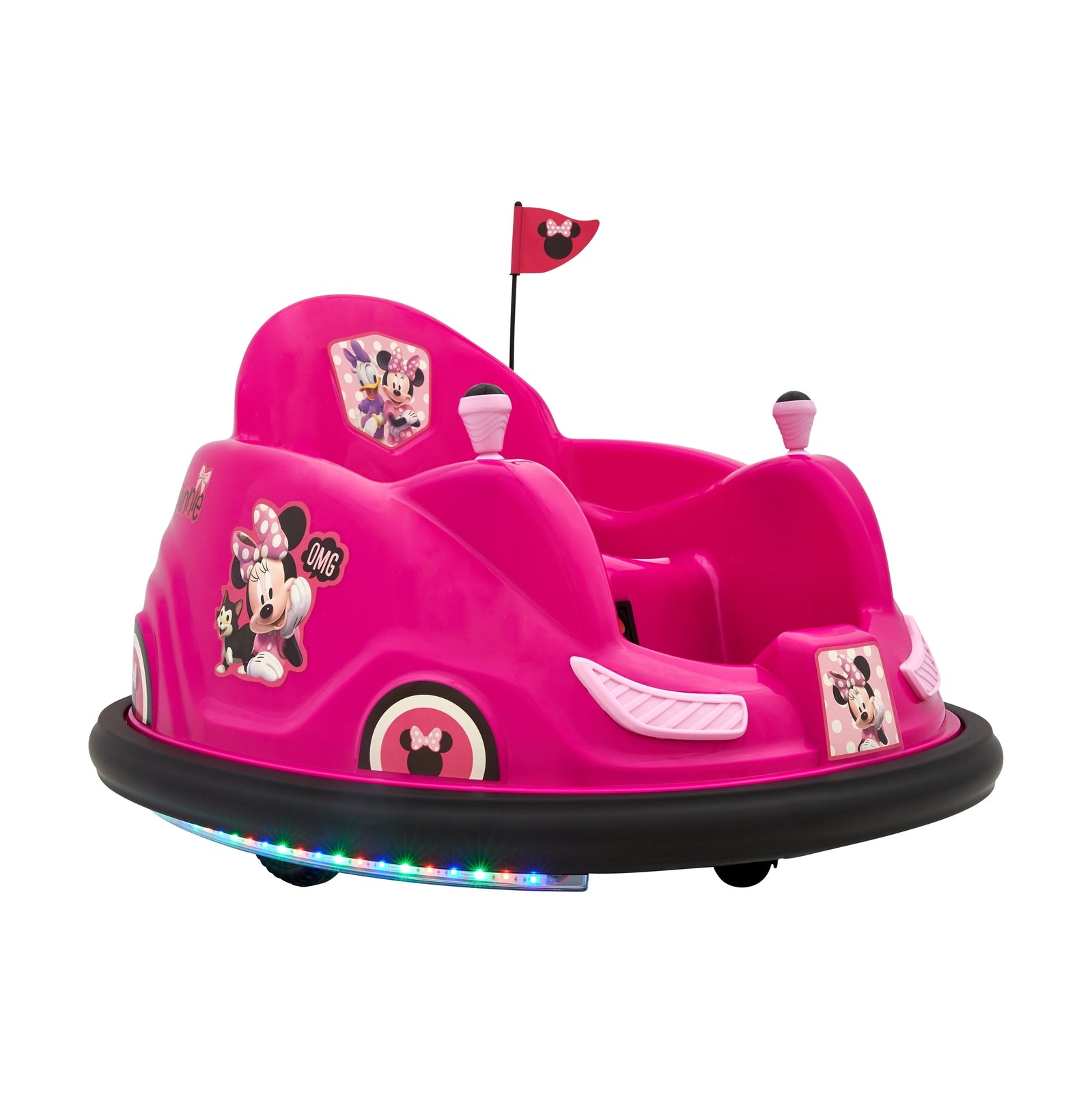 6V Minnie Mouse Bumper Car Ride-On Toy for Kids
