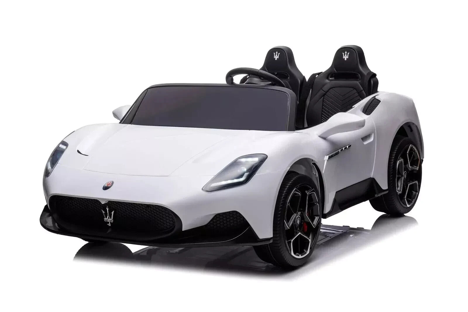4x4 Two-Seater Ride-On Car for Kids with Music and Maserati MC20 Desig
