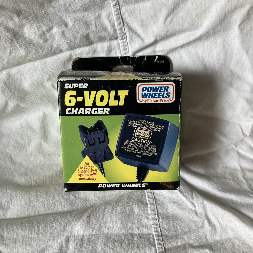 6 Volt Power Wheels Charger for Single and Super 6 Volt Batteries