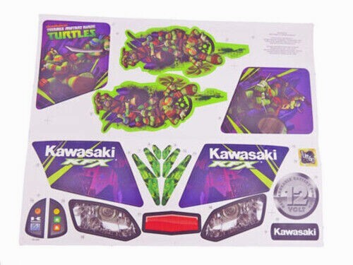 Genuine Power Wheels Assorted Label Decal Sheet for Kawasaki KFX Models ...