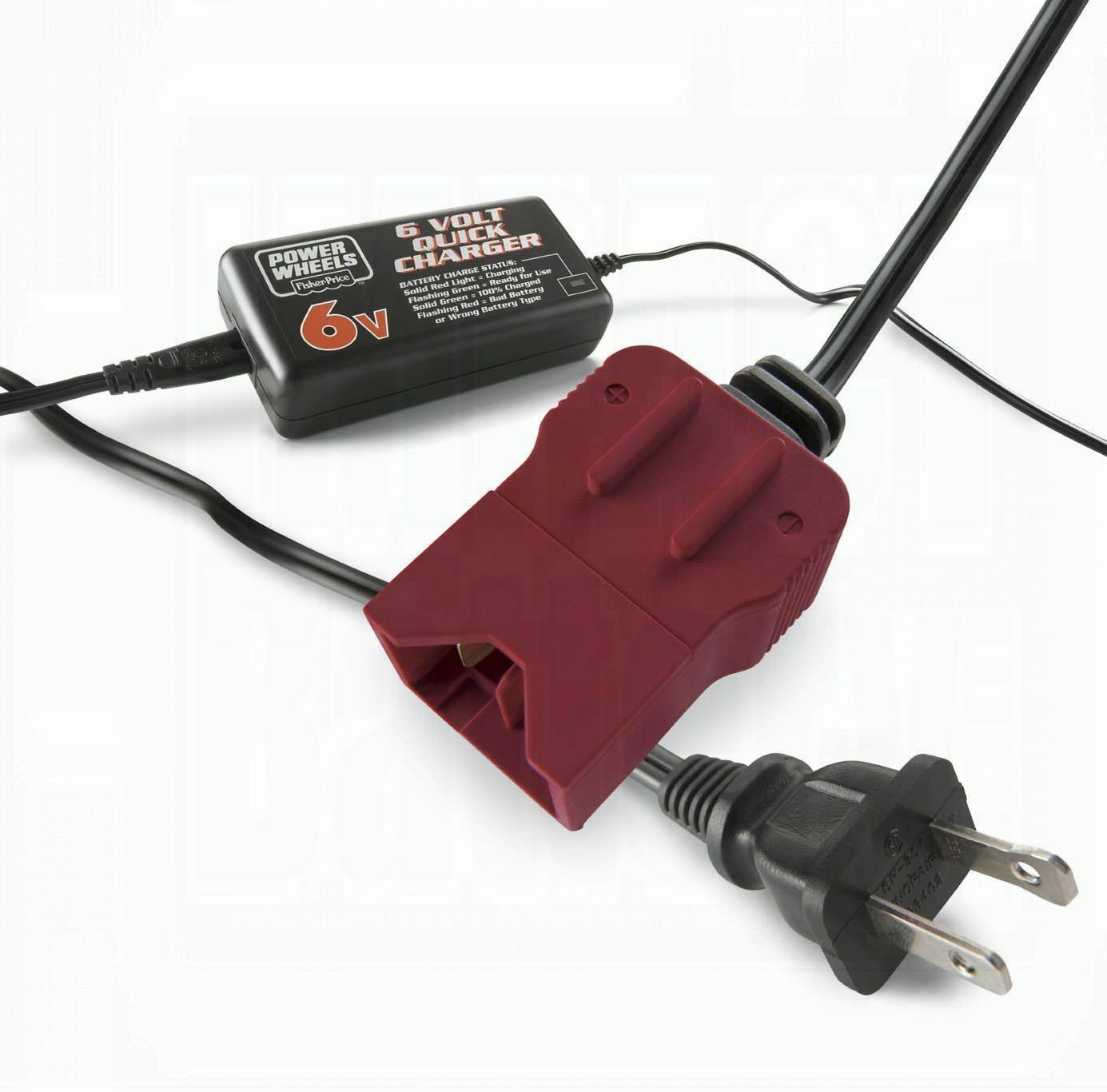 *GENUINE* PowerWheels (00801-1779) Fisher Price 6V900mA Charger For Red ...
