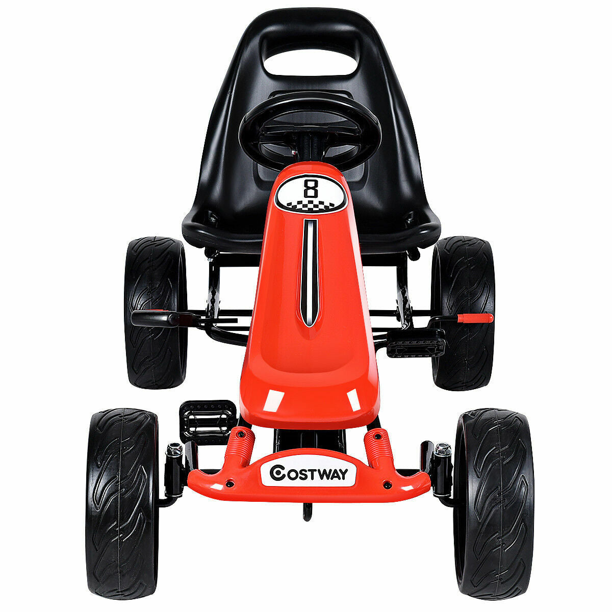 Go Kart Kids Ride On Car Pedal Powered Car 4 Wheel Racer Toy Stealth ...