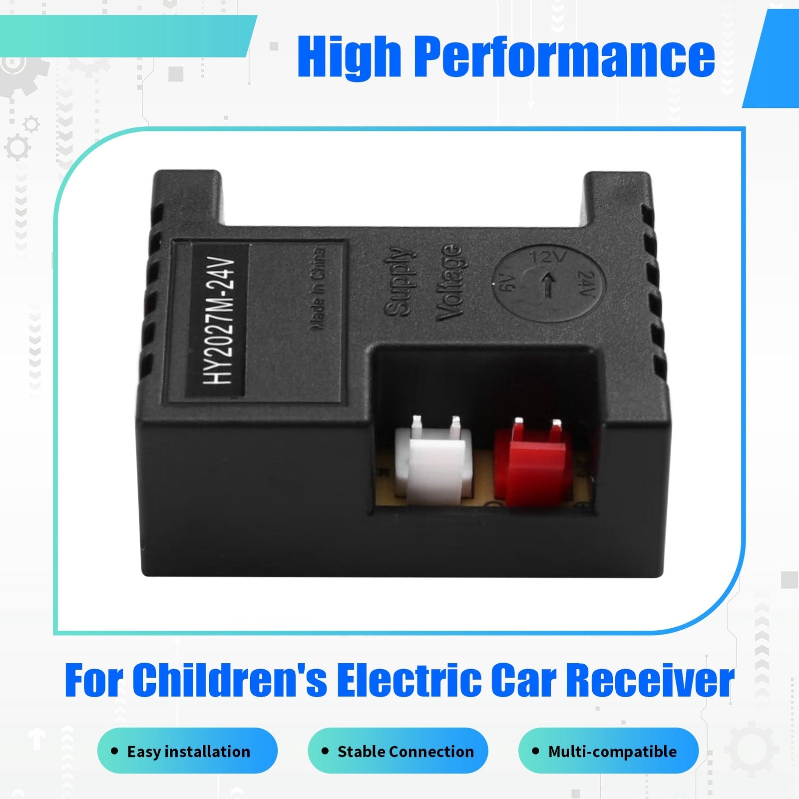 24V Electric Ride-On Car with Remote Control for Kids