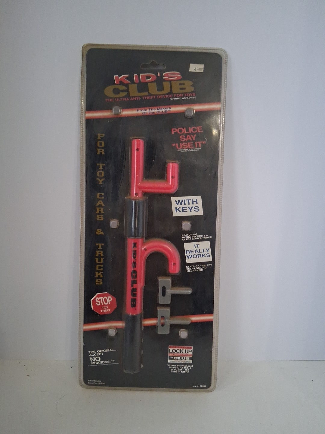 Kids Club Anti-Theft Security Device for Toy Cars with Power Wheels Co