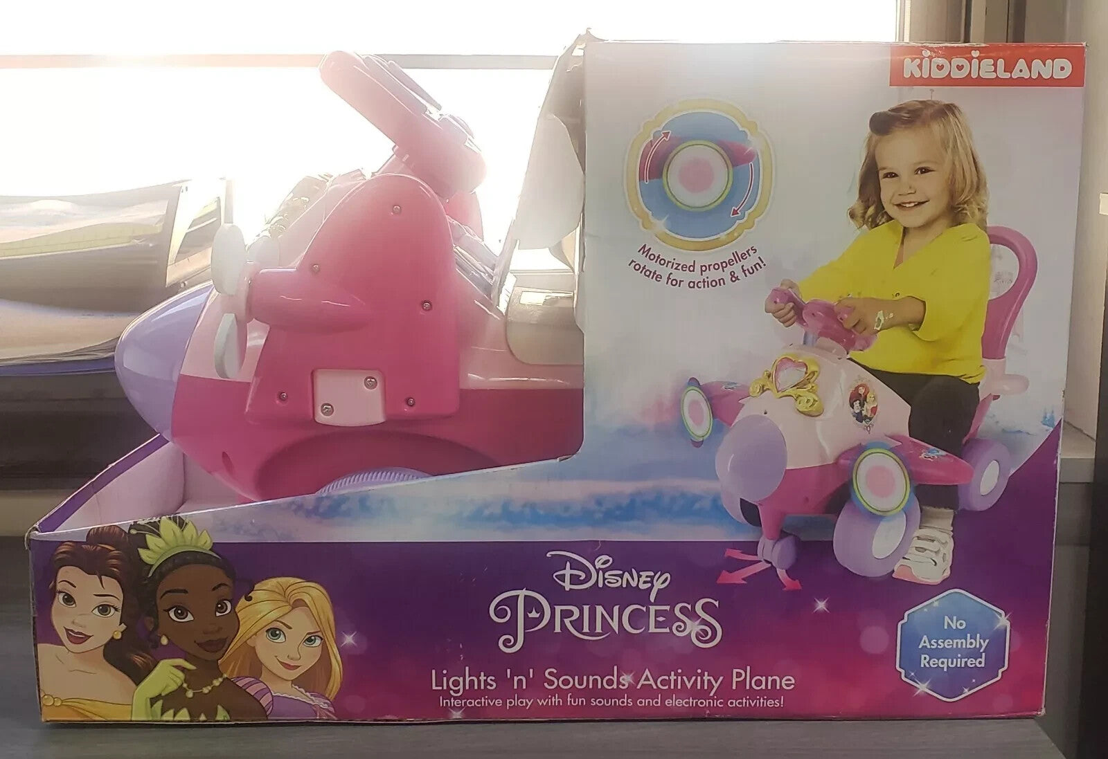 Junior Ride-On Airplane Featuring Minnie Mouse Design