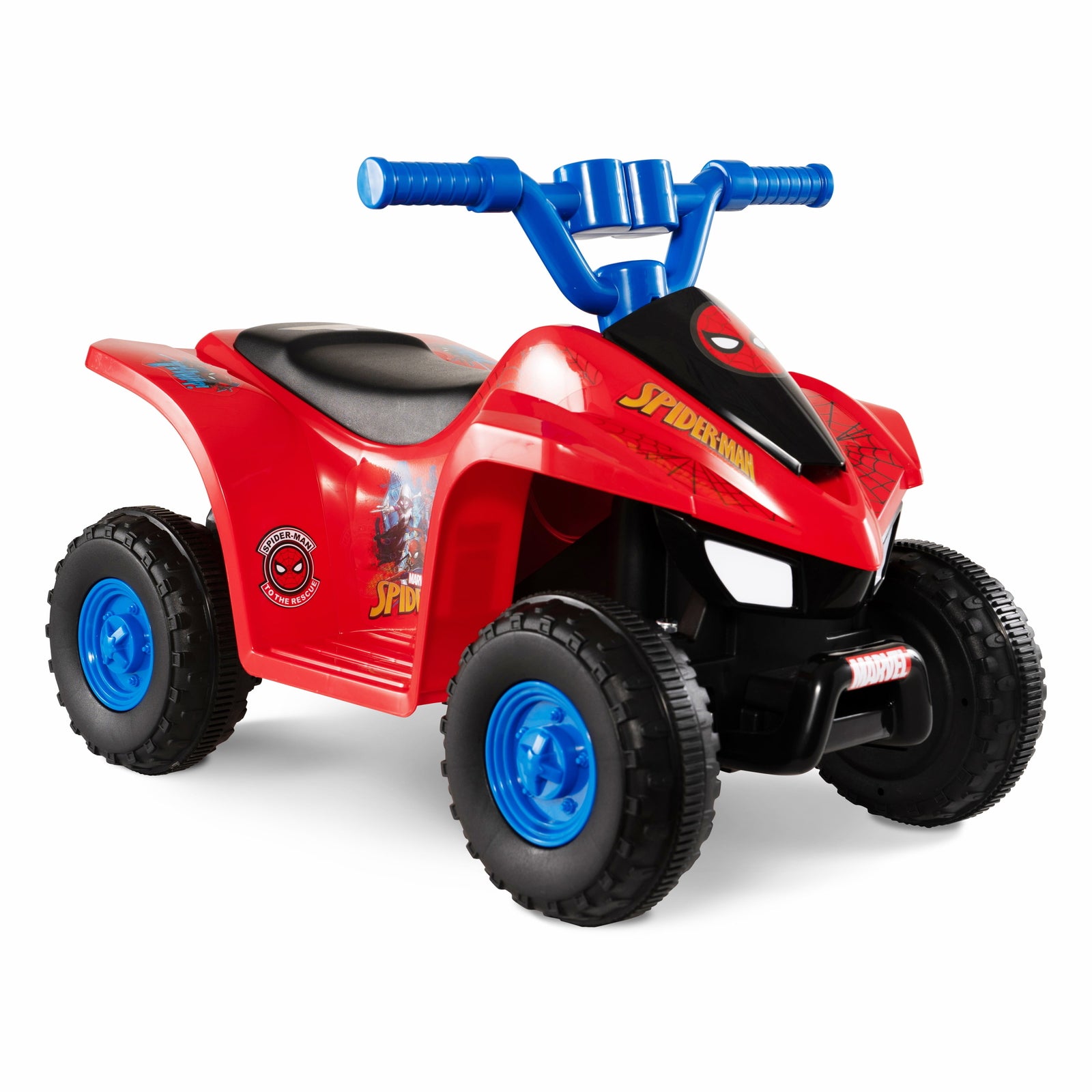 Spider-Man 6V Electric Ride-On 4-Wheel Quad for Toddlers Boys and Girl