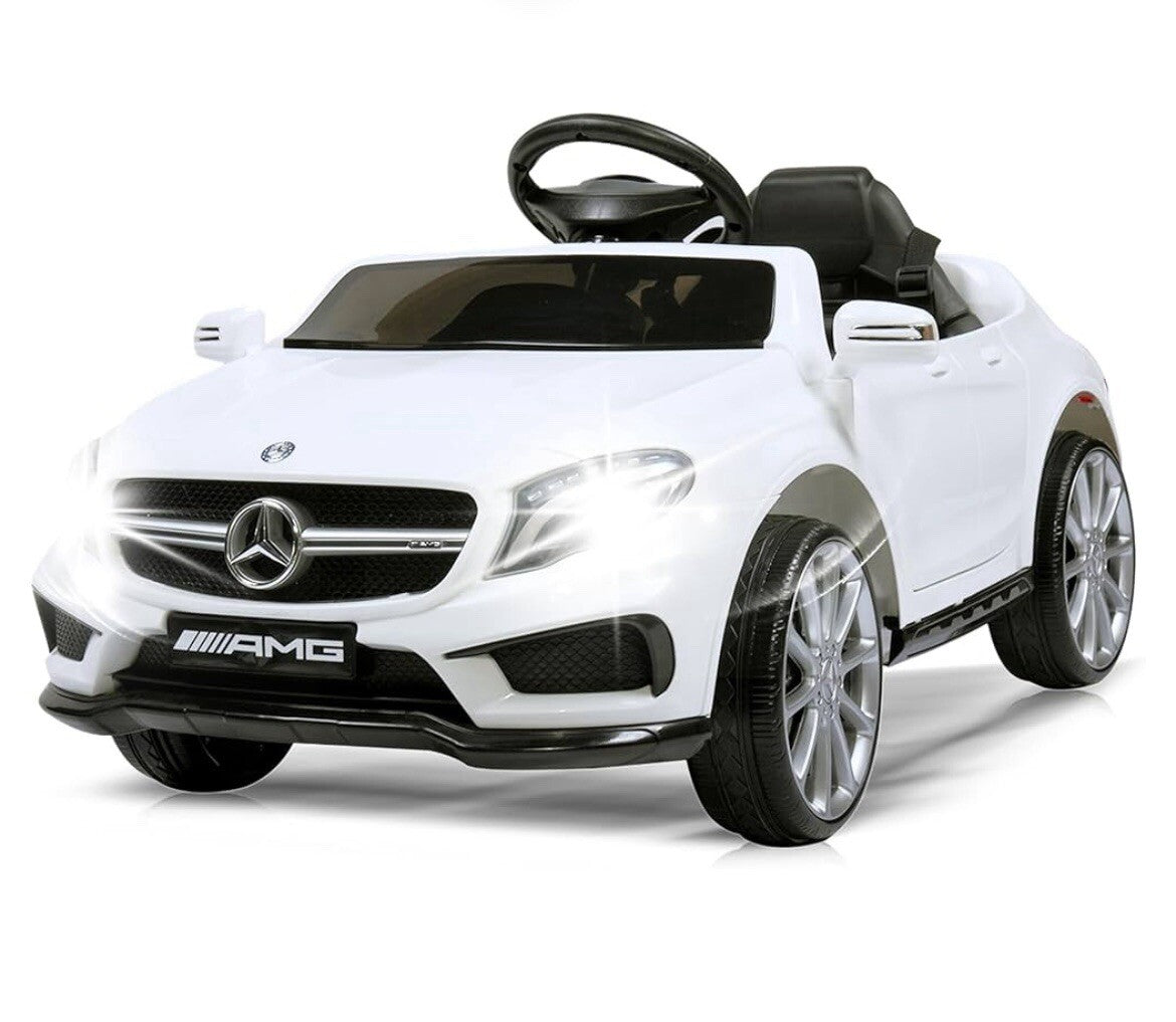 Mercedes-Benz Electric Ride-On Car for Ages 3+ with Parental Remote Co