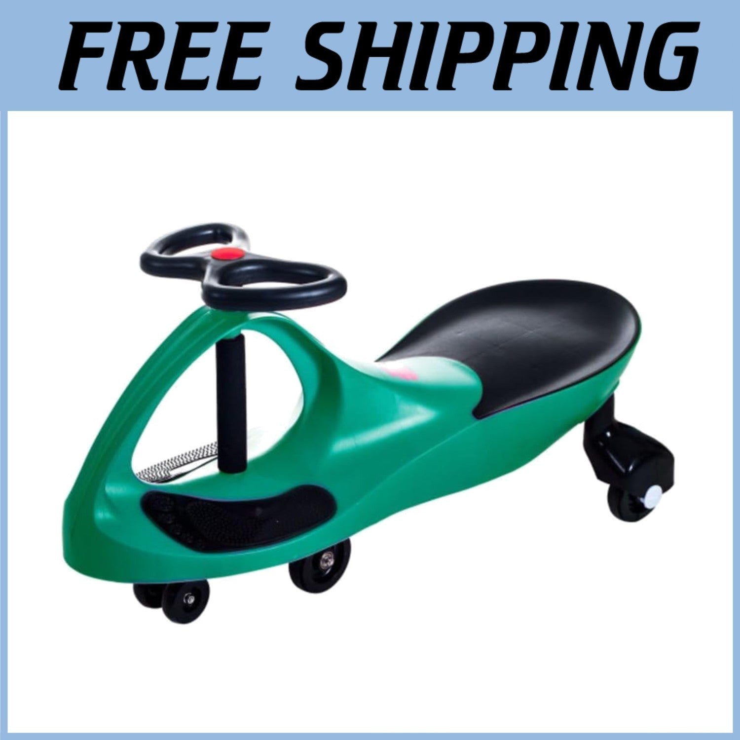 Quiet Wiggle-Powered Ride-On Car for Kids 3+ Battery-Free Creative Pla