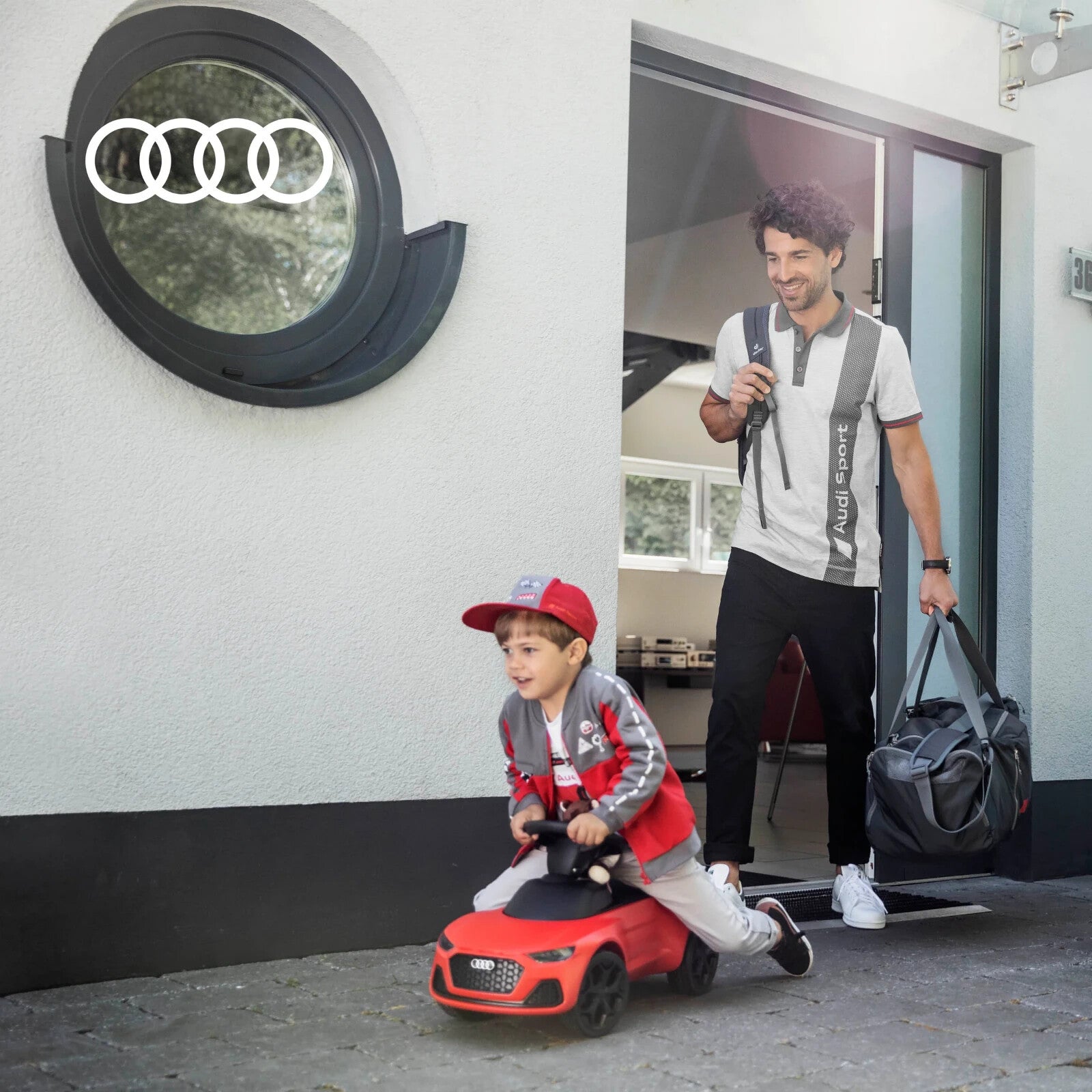 Audi Junior Quattro Red Model Car