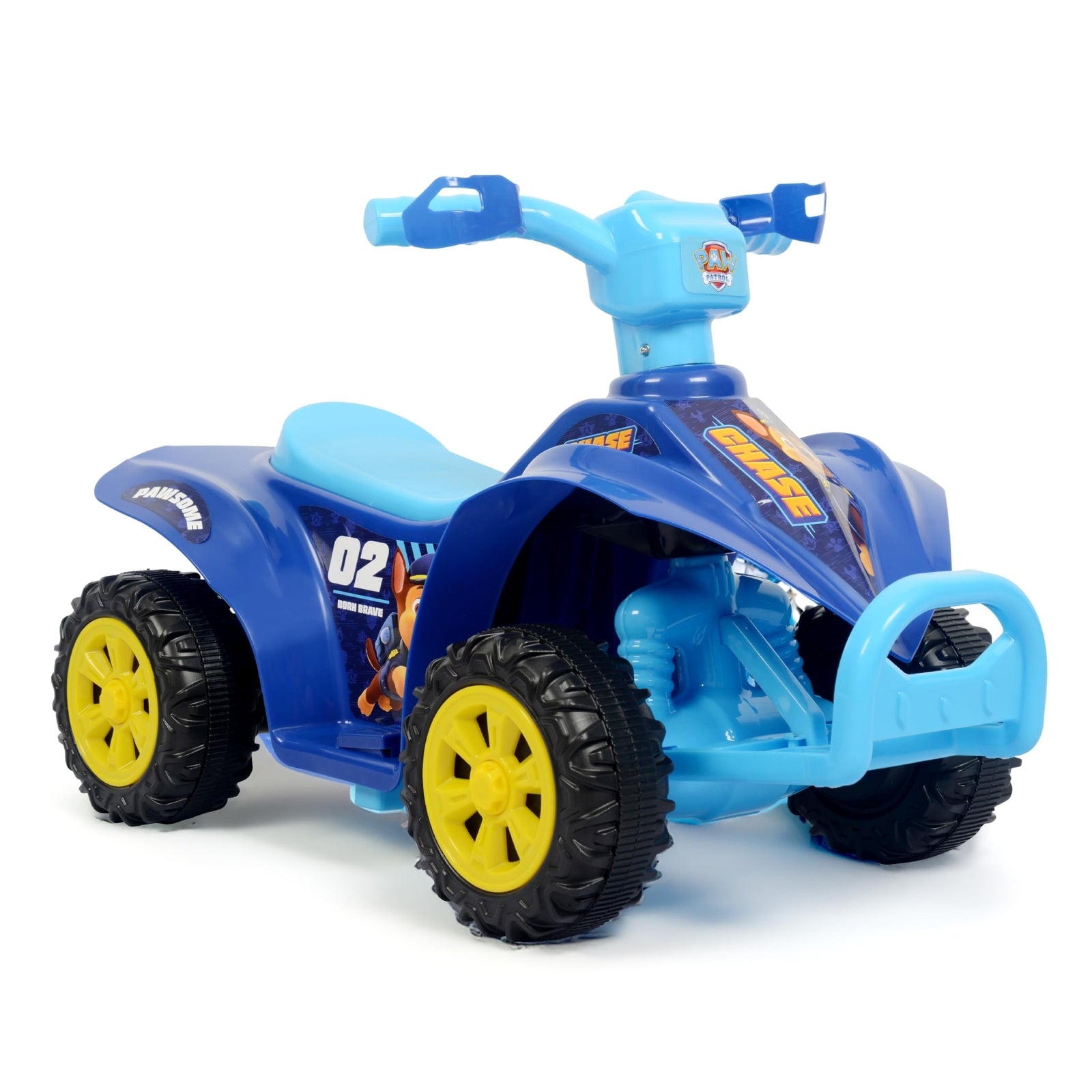Paw Patrol Chase 6V Quad Ride-On Toy for Kids with Rechargeable Batter