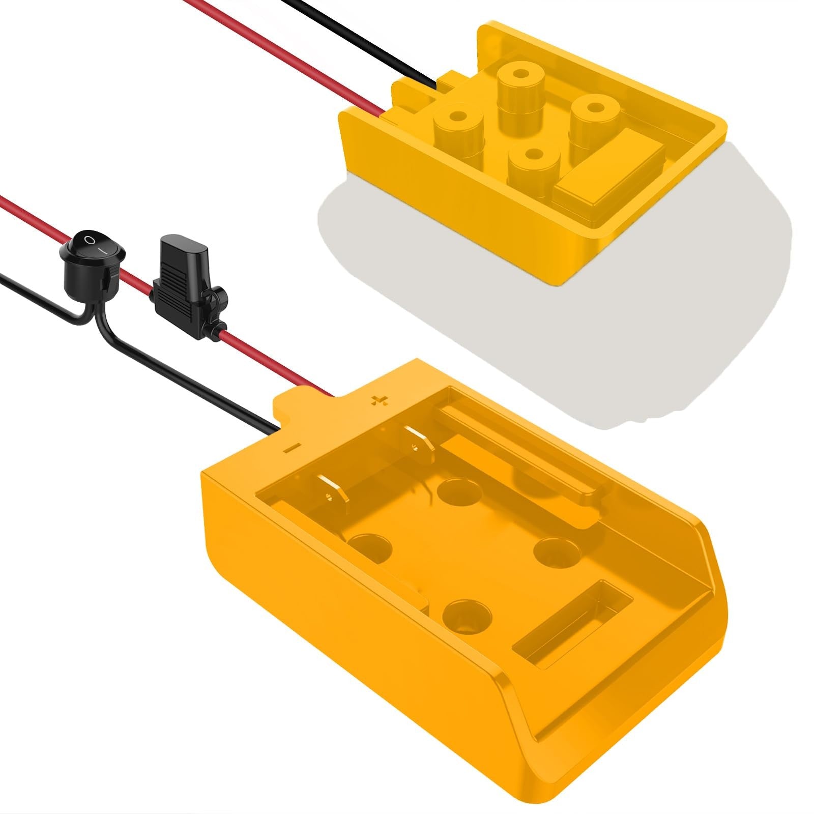 Power Wheel Adapter with Fuse and Switch Secure Battery Adapter for 20