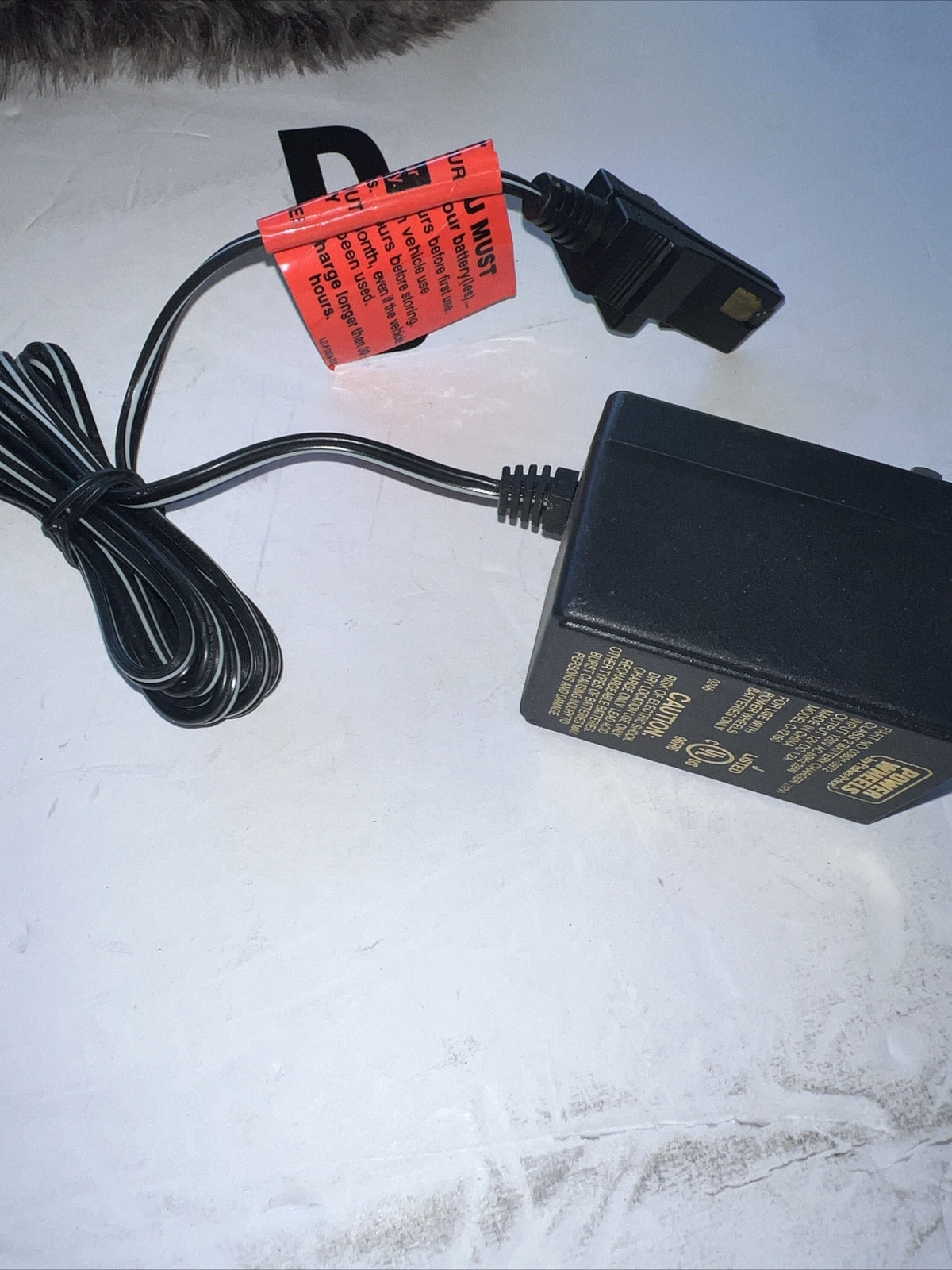 12V Grey Power Wheels Battery and 1A Charger Model 00801-0972 New