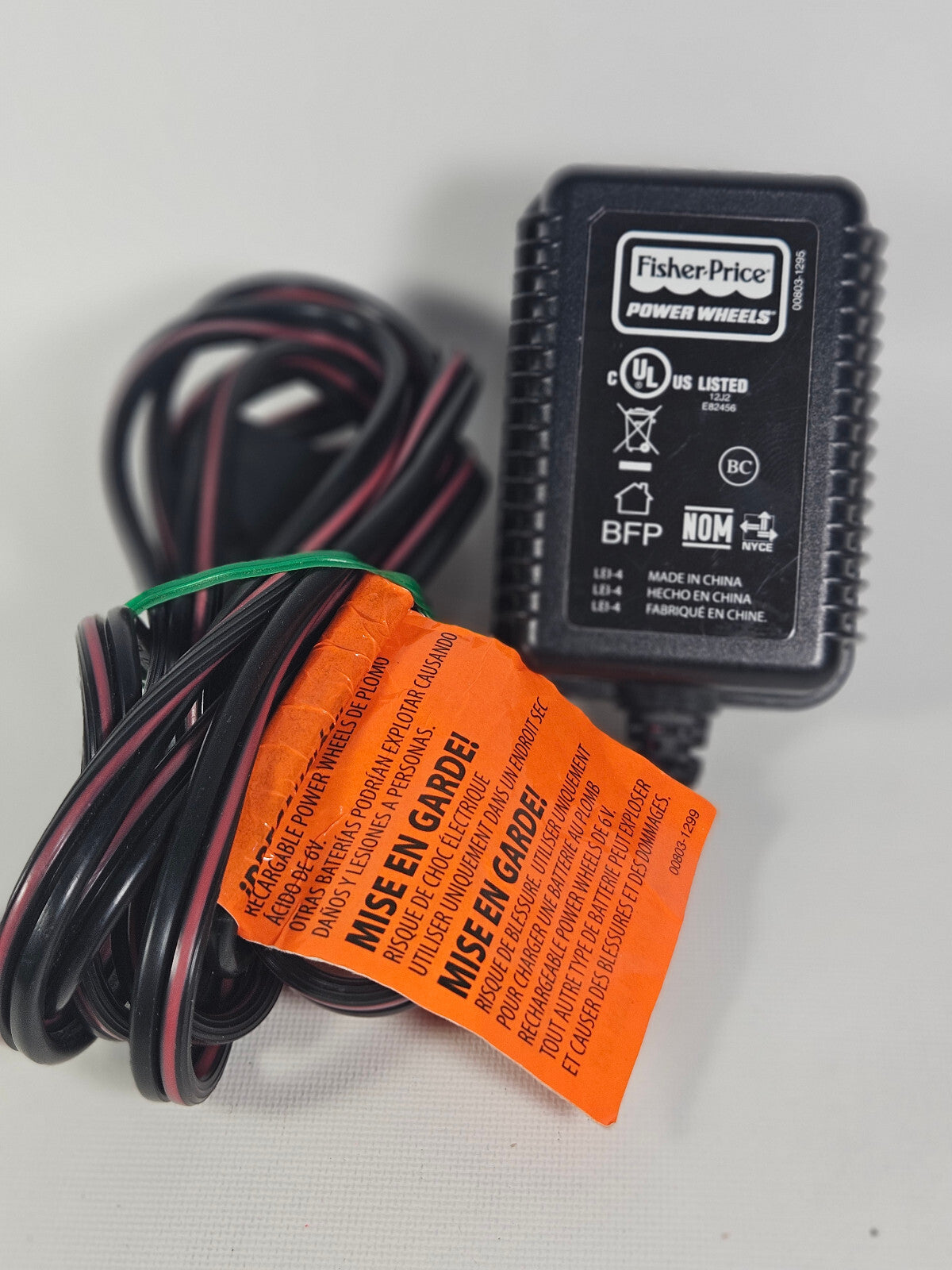 6V 0.35A Power Wheels Charger for Kids Ride-On Vehicles