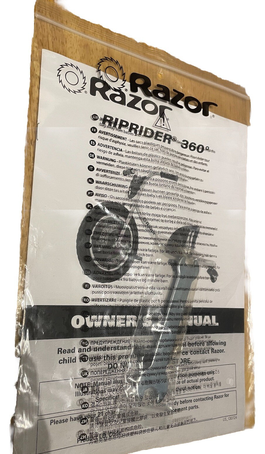 Razor RipRider 360 Owner’s Manual and Tool Guide