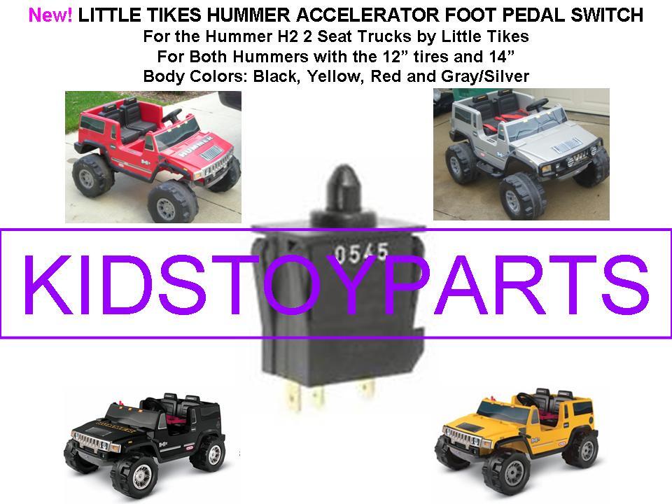 RIDE ON CAR FOOT SWITCH POWER WHEELS LITTLE TIKES DUMAR SMALL & LARGE