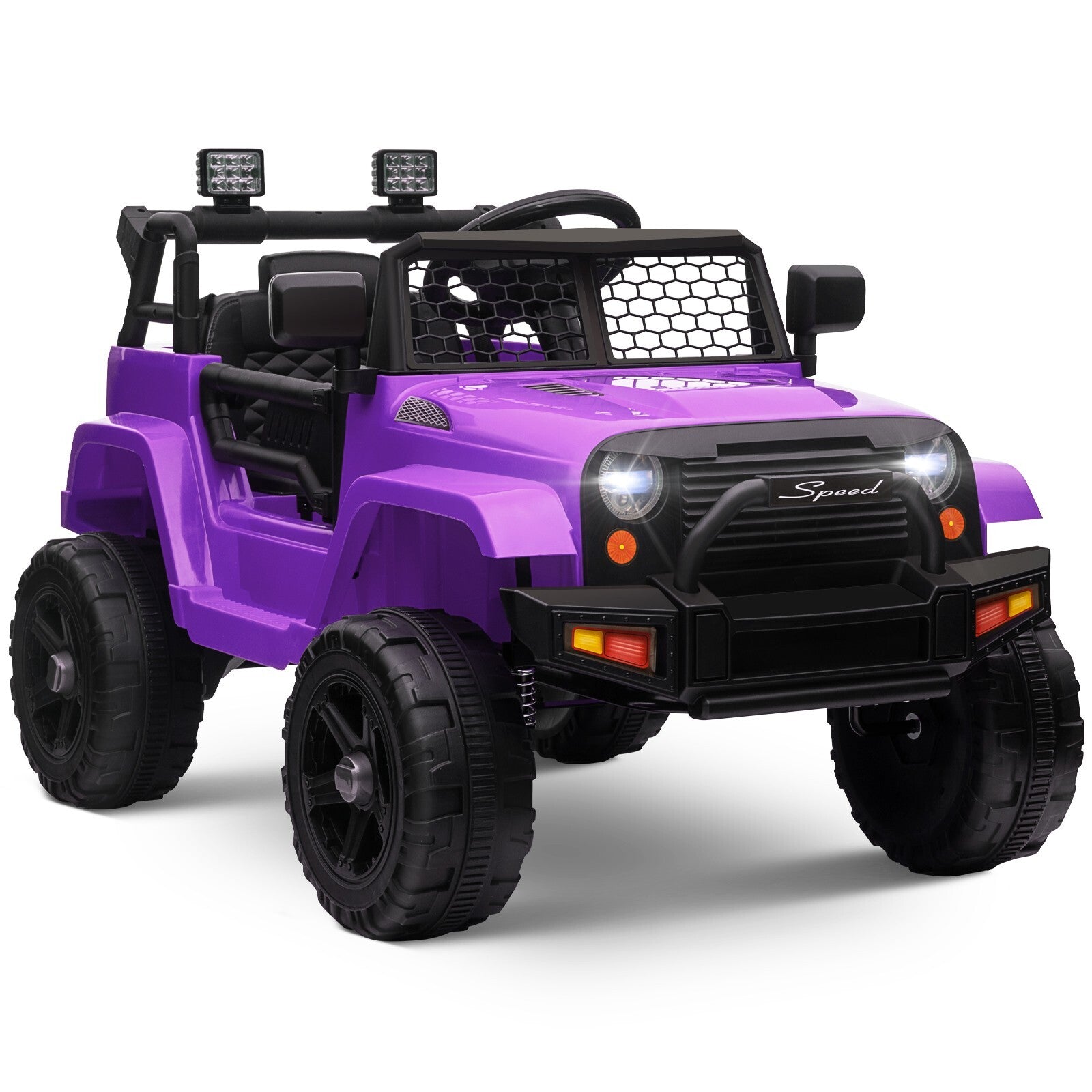 ZEOPHOL 12V Kids Car Power Wheels Ride-on Truck with Parental Remote ...