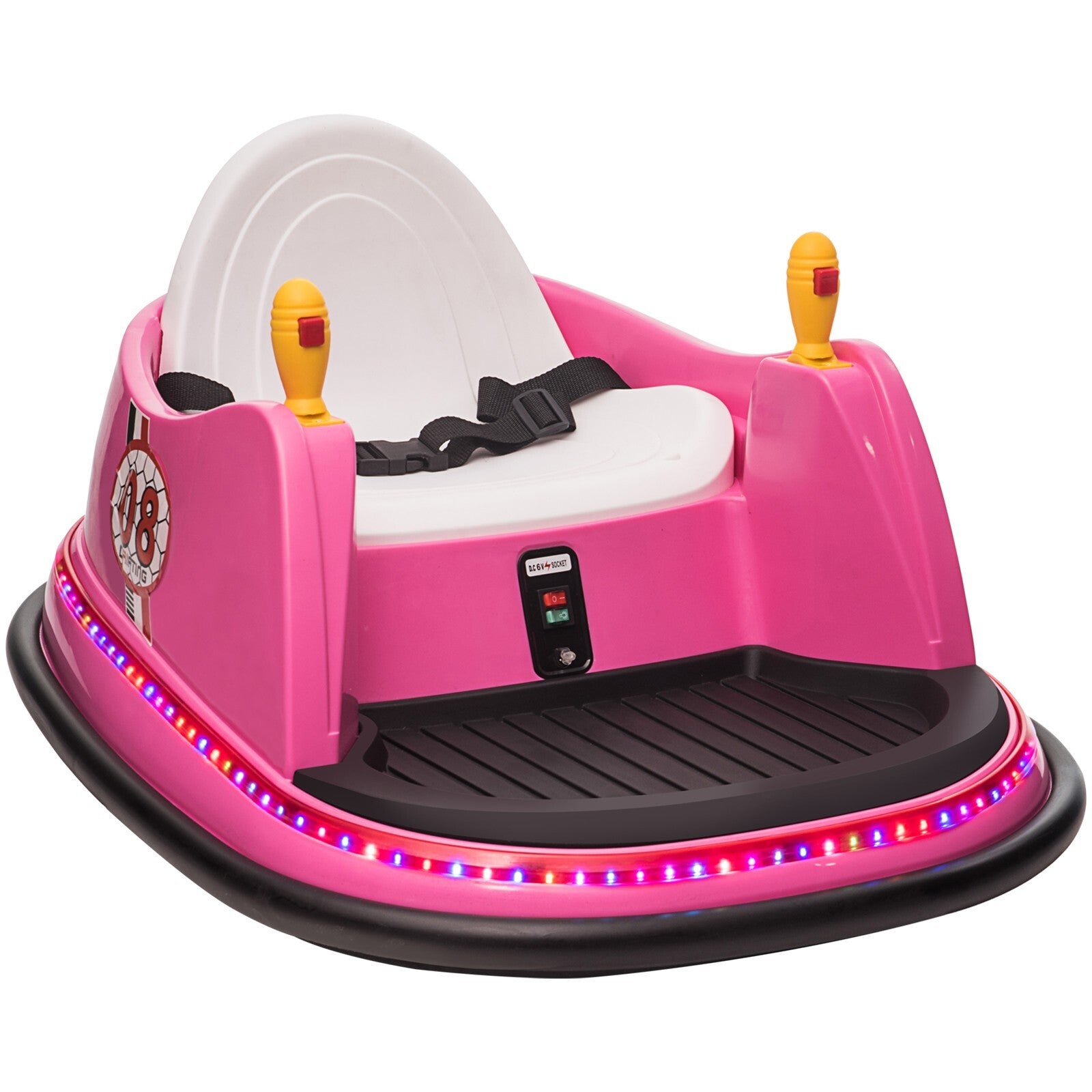 ZEOPHOL 6V Electric Kids Ride On Bumper Car Toddlers Remote Control 360 ...