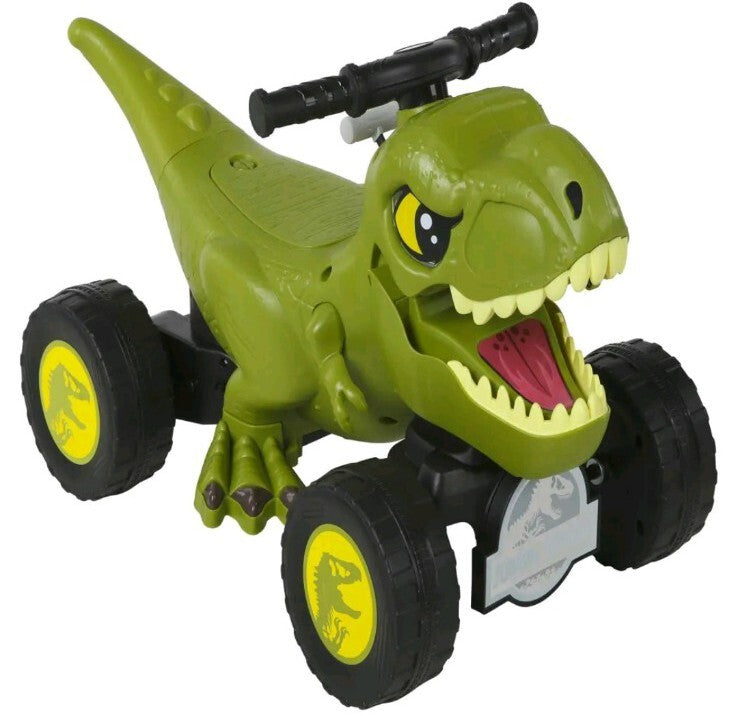 Tyrannosaurus T-Rex 4-Wheel Ride-On Power Car Toy for Toddlers and Kid