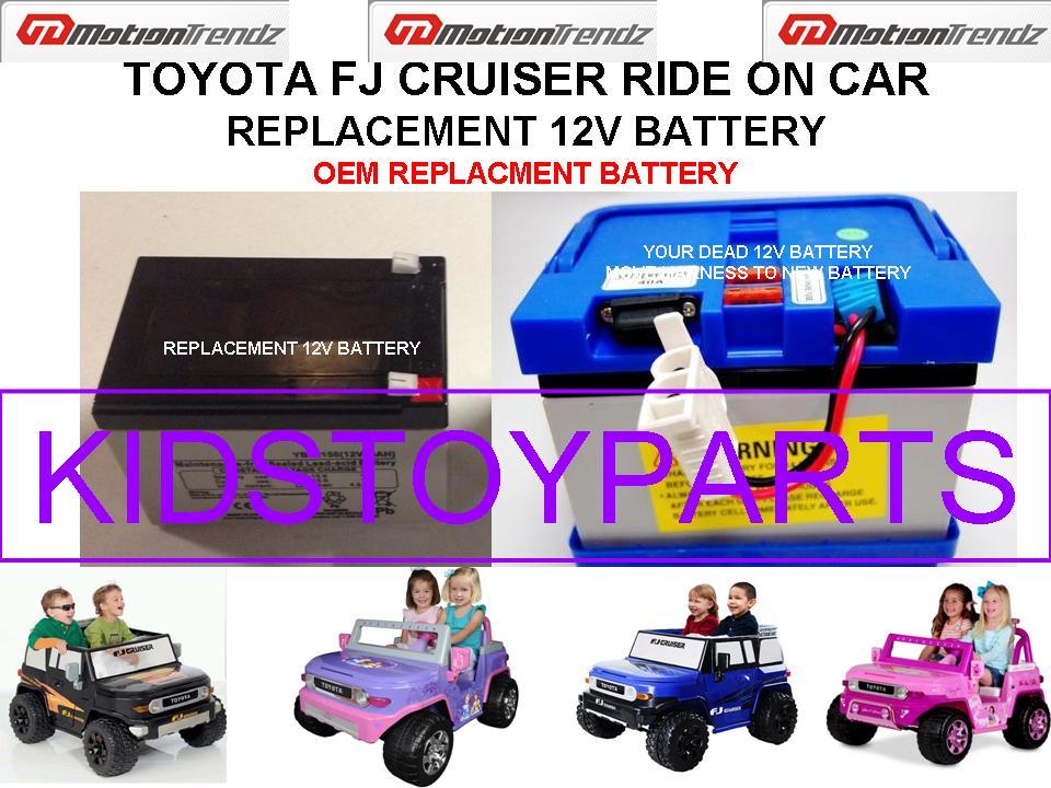 TOYOTA FJ CRUISER OEM REPLACEMENT 12V BATTERY