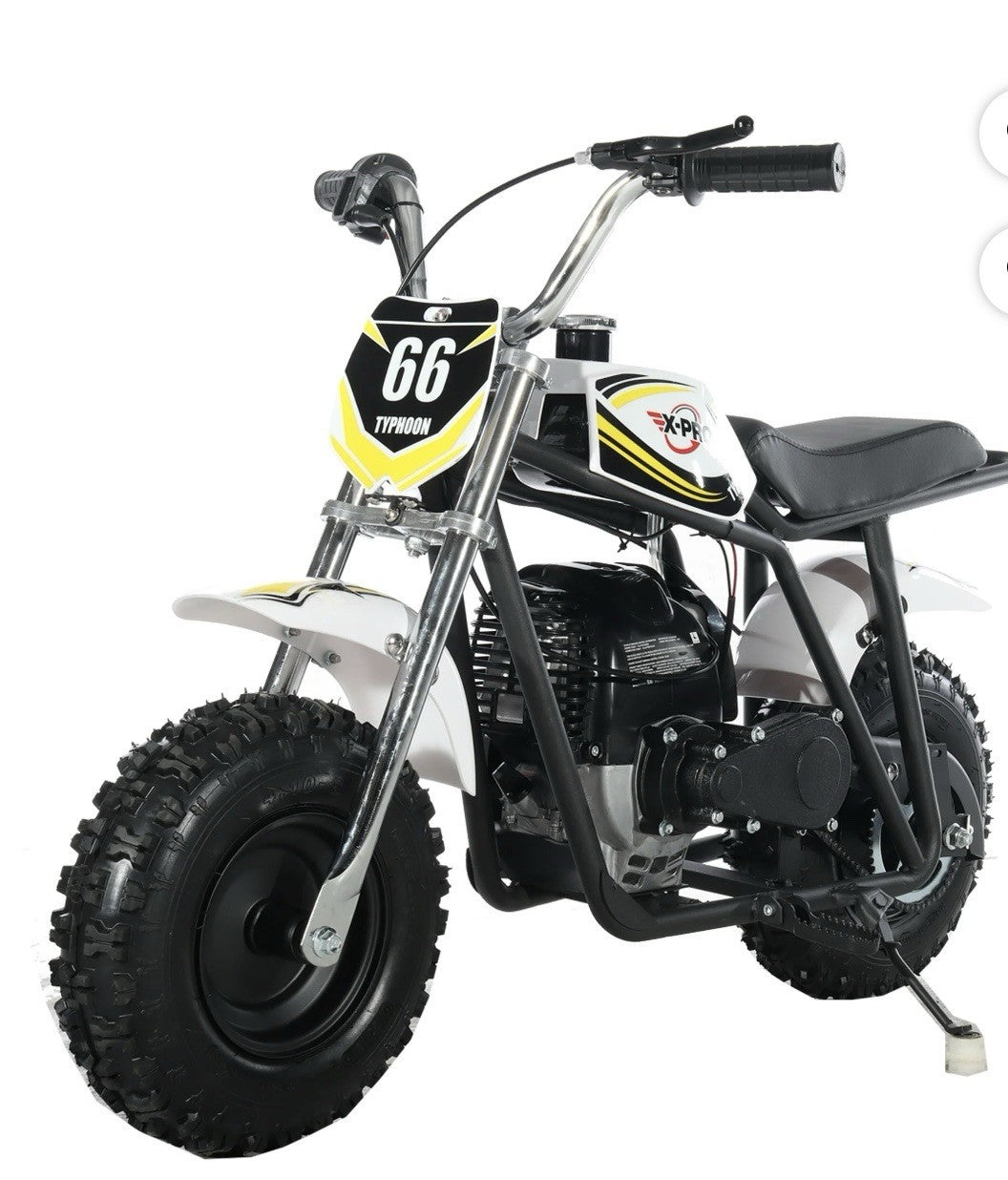Typhoon 40cc Gas-Powered 4-Stroke Mini Dirt Bike with Pull Start for K