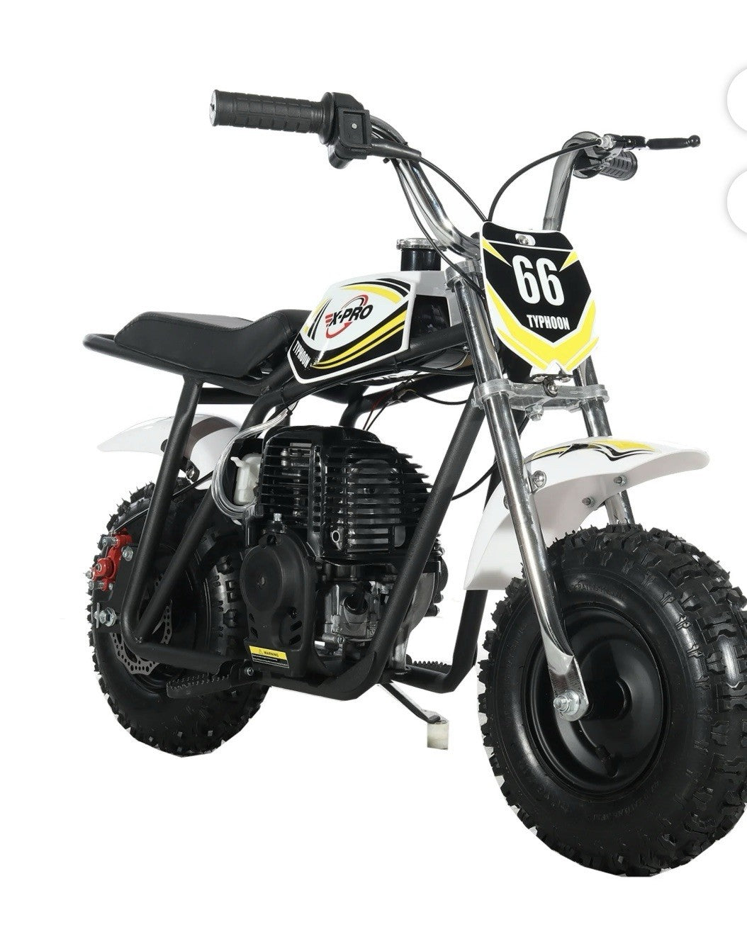 Typhoon 40cc Gas-Powered 4-Stroke Mini Dirt Bike with Pull Start for K